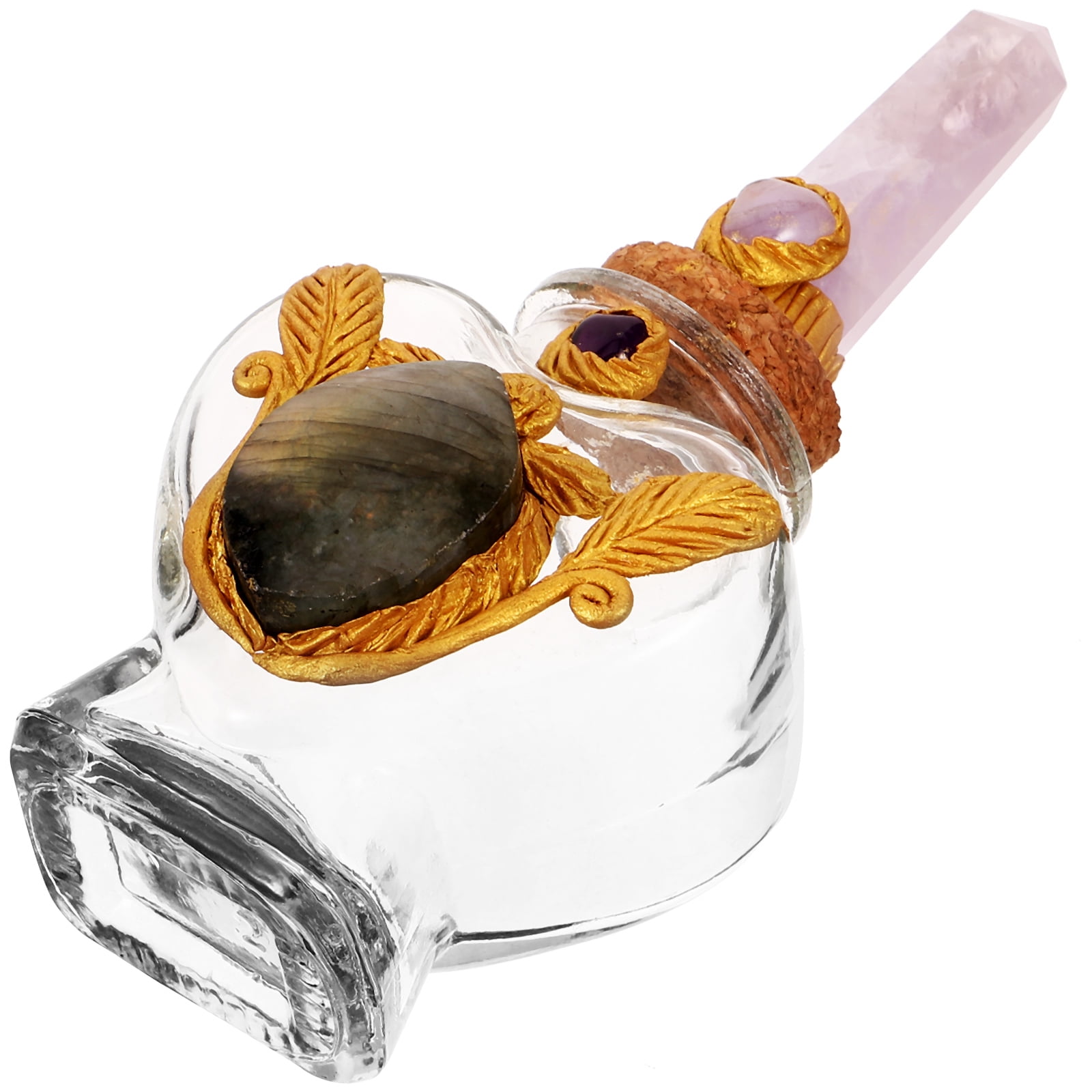 unbranded Glass Bottle Crystal Glass Bottle Small Crystal Bottle ...