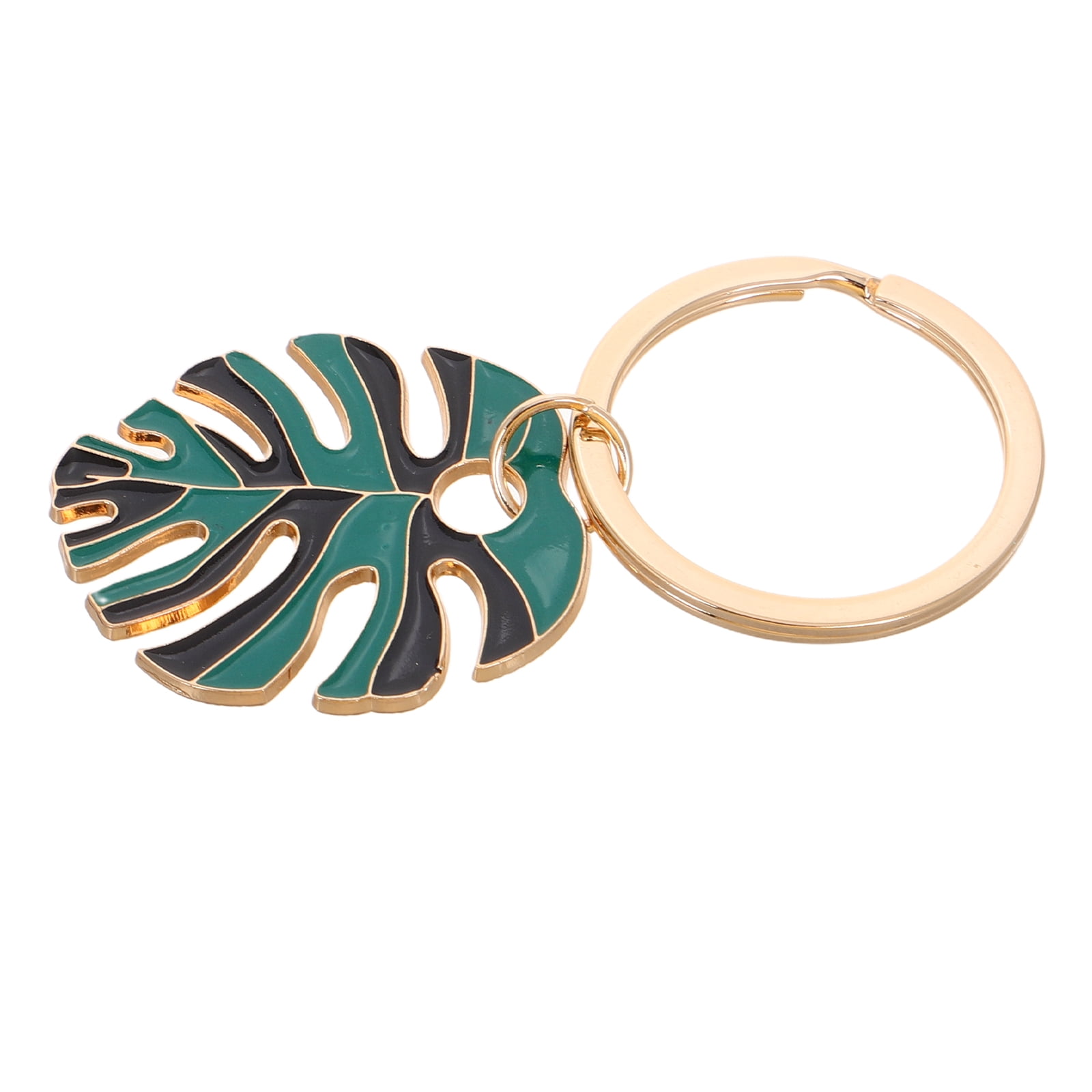 Worgeous Durable Alloy Monstera Leaf keychain with Enamel Design for ...