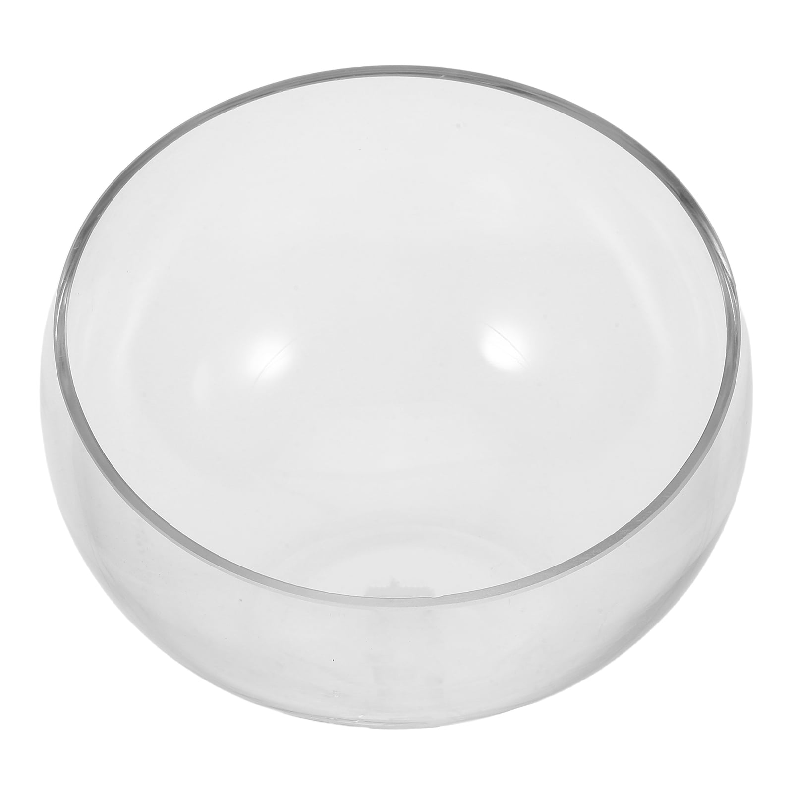 unbranded Half Round Glass Flower Pot Hydroponic Vase for Succulents ...