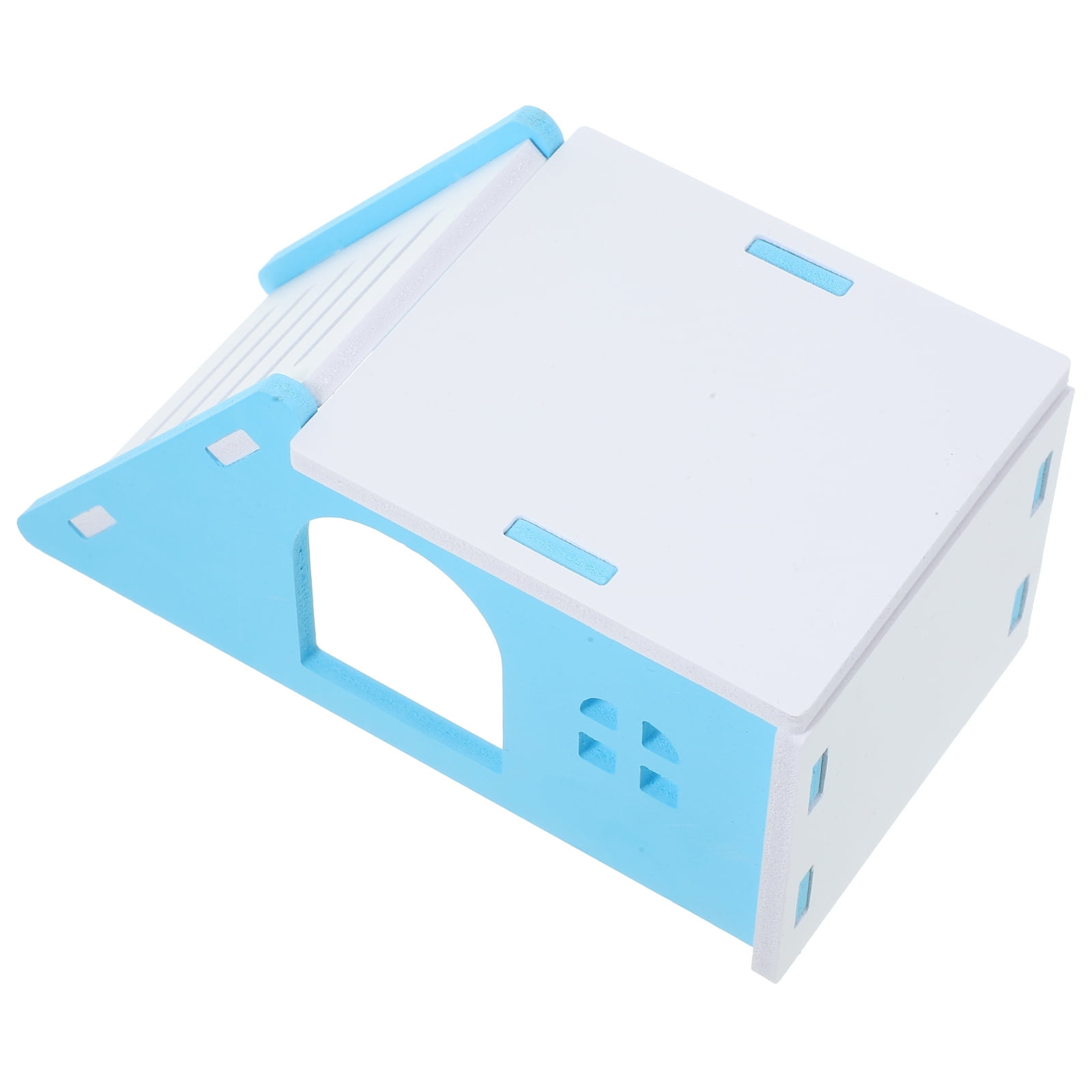 ROMANSENTIAL Hamster Cozy Hideout Sky-Blue Plastic 1Set - Walmart.com
