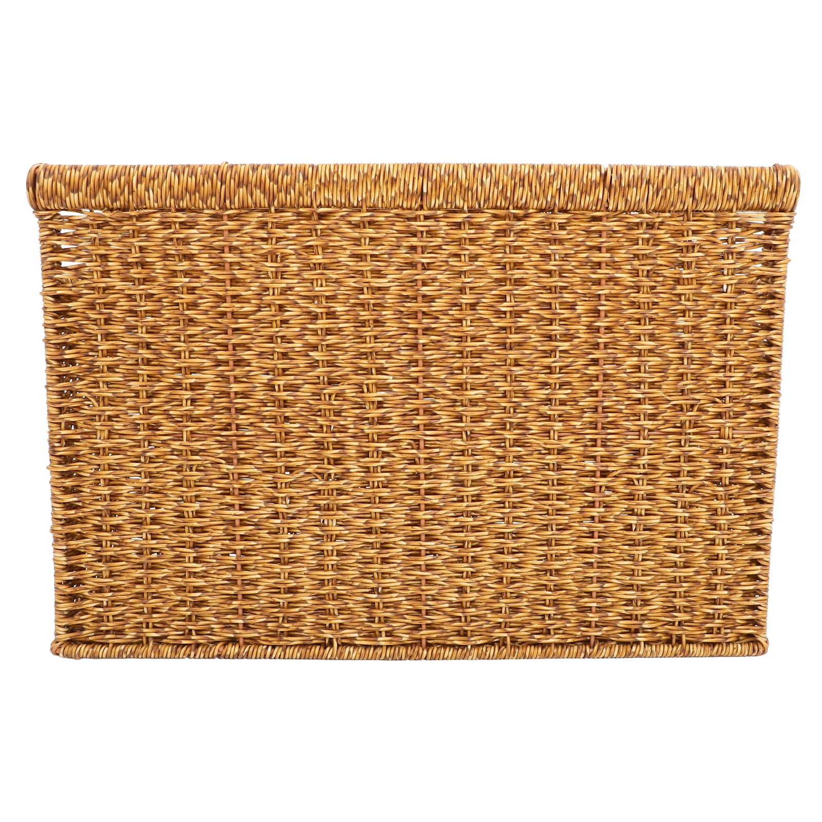 unbranded Hand-Woven Magazine Basket Wicker Magazine Holders Rattan ...