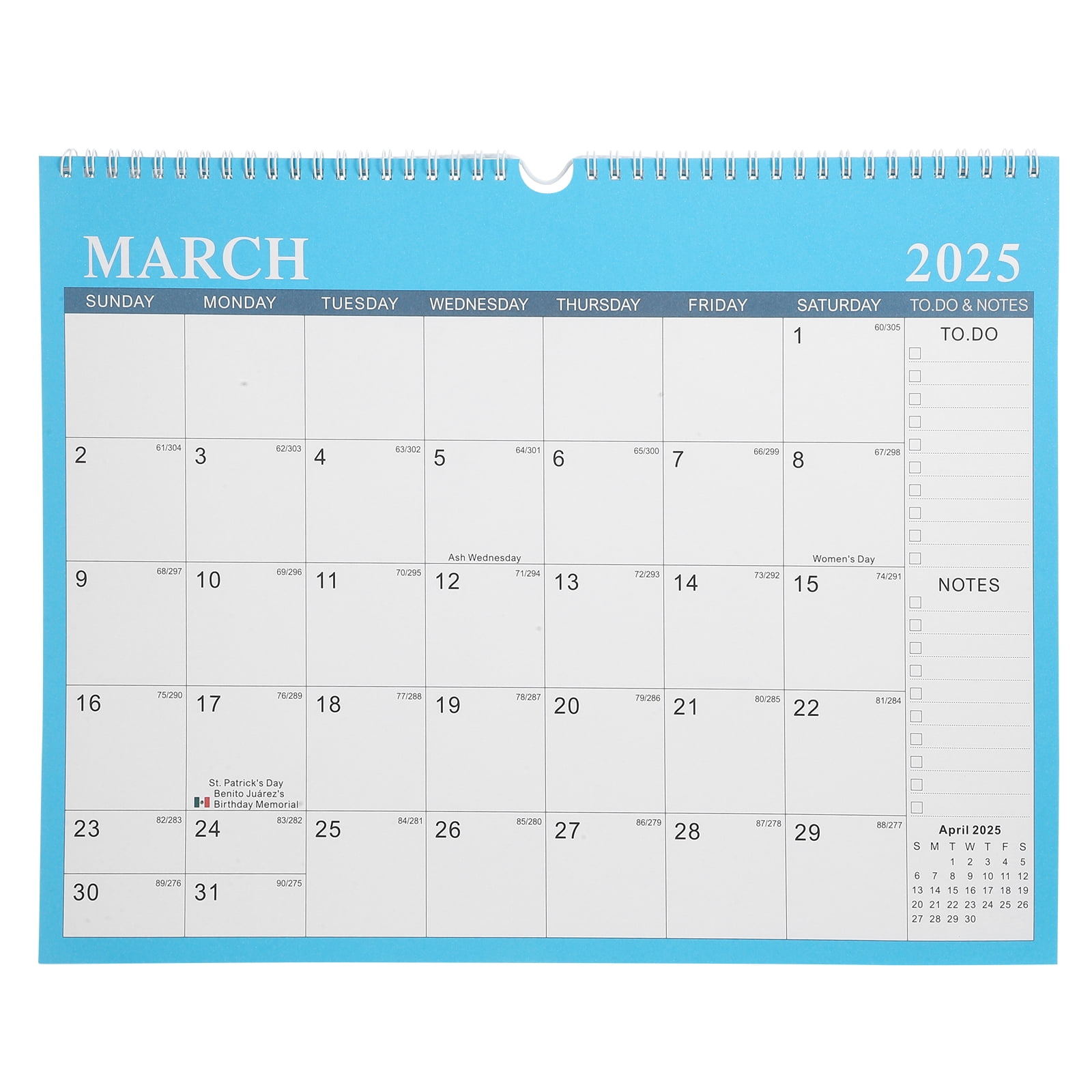 unbranded Hanging Monthly Calendar Wall 2024 Reusable Laminated Office ...