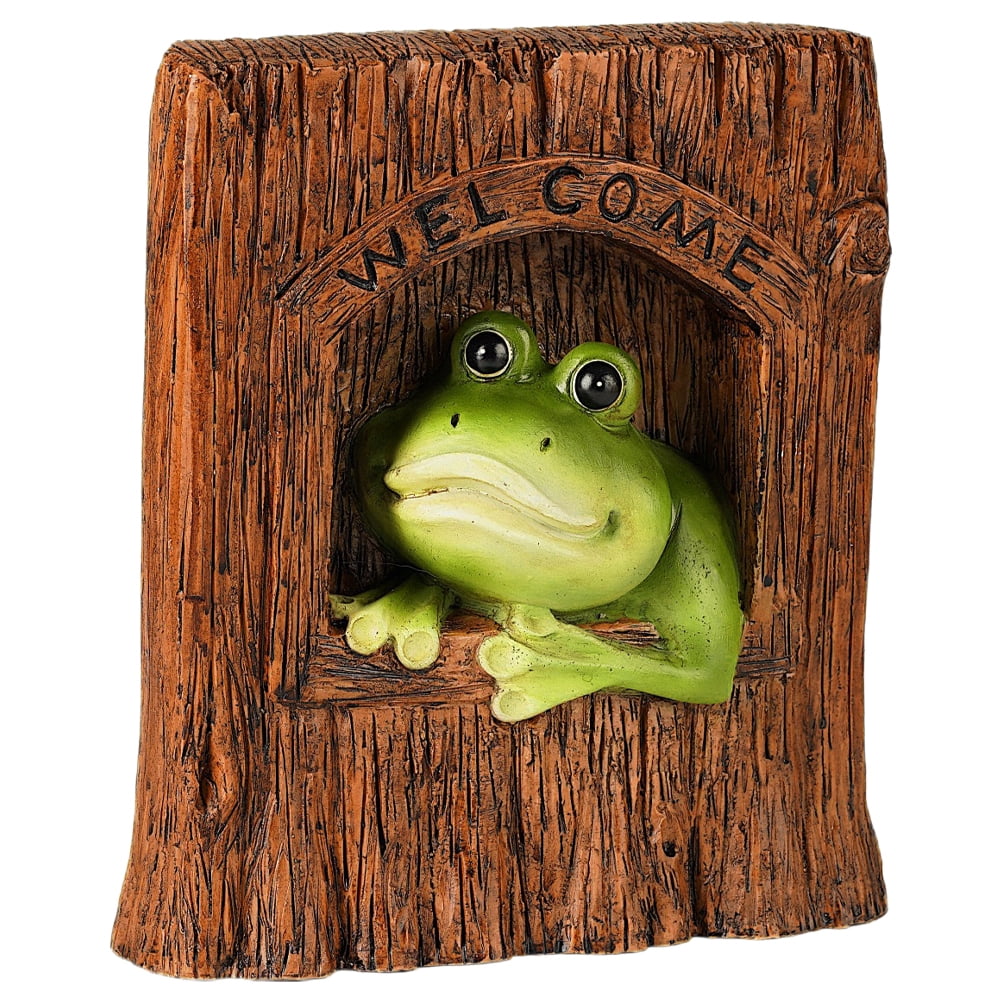 unbranded Hanging Ornament Frog Sculpture Yard Trees Frog Statue ...