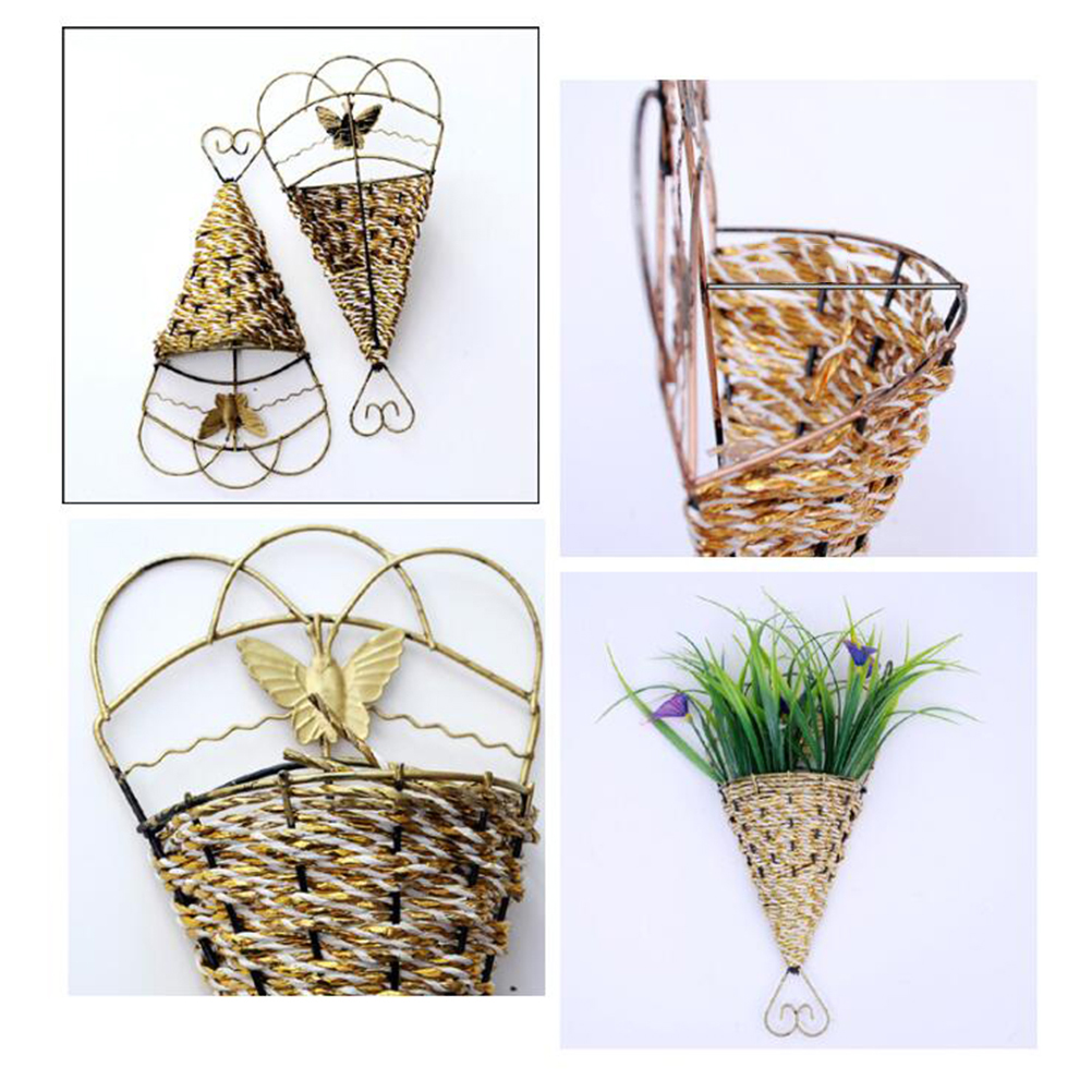unbranded Hanging Plant Hanger Indoor Artificial Vines with Silk Basket ...