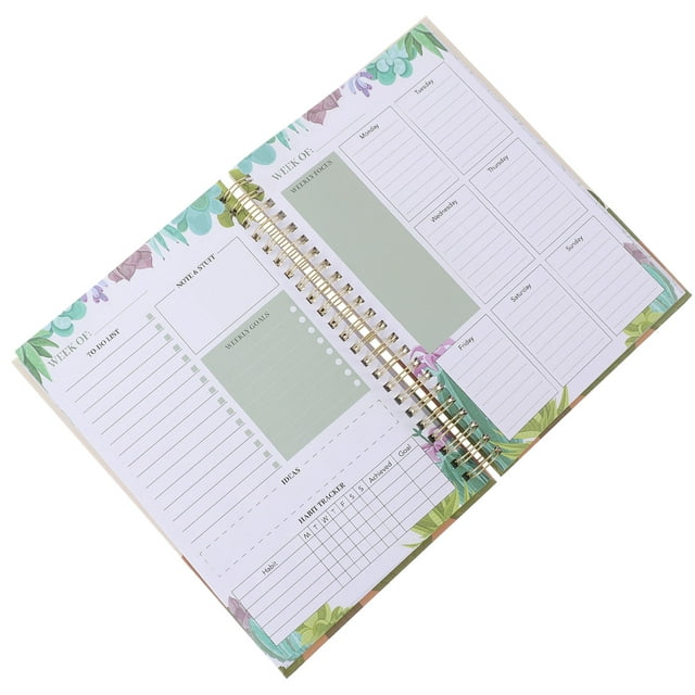 Office Planner Book Household Note Book Multi Function Academic Planner ...
