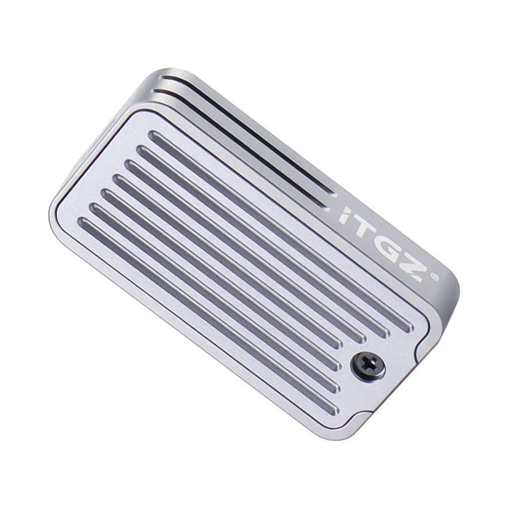 chidgrass Hard Drive Case M.2 Solid-State Dual Protocol 10gbps Aluminum ...