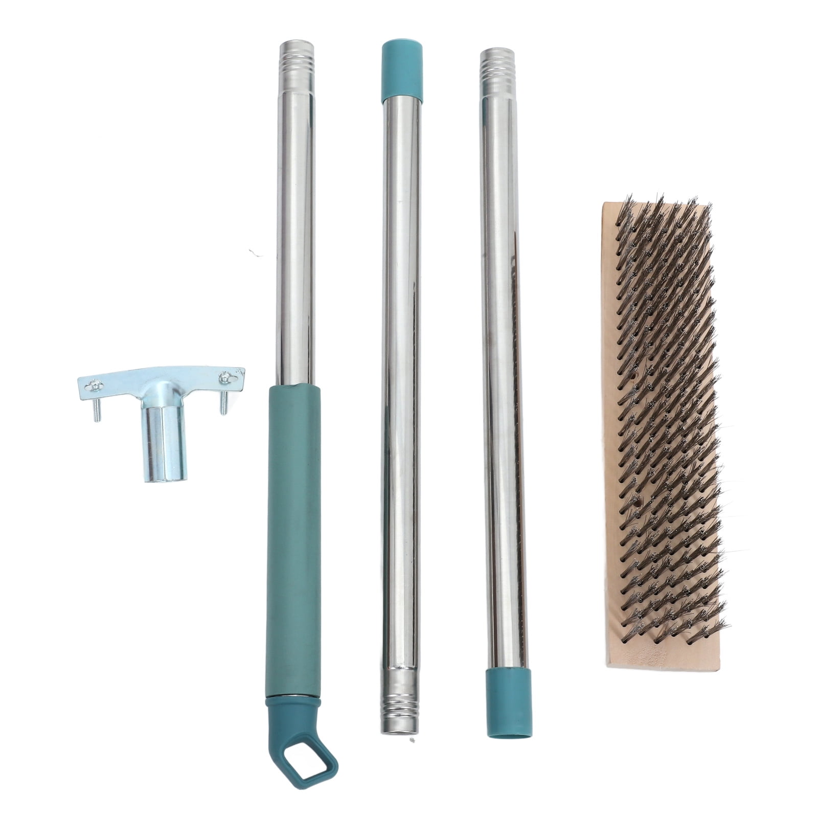 unbranded Hard Scrub Brush with Long Handle 138cm, Stainless Steel ...