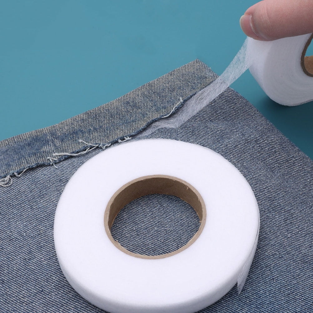 TEHAUX White Double Sided Iron on Hemming Tape for Durable Fabric ...