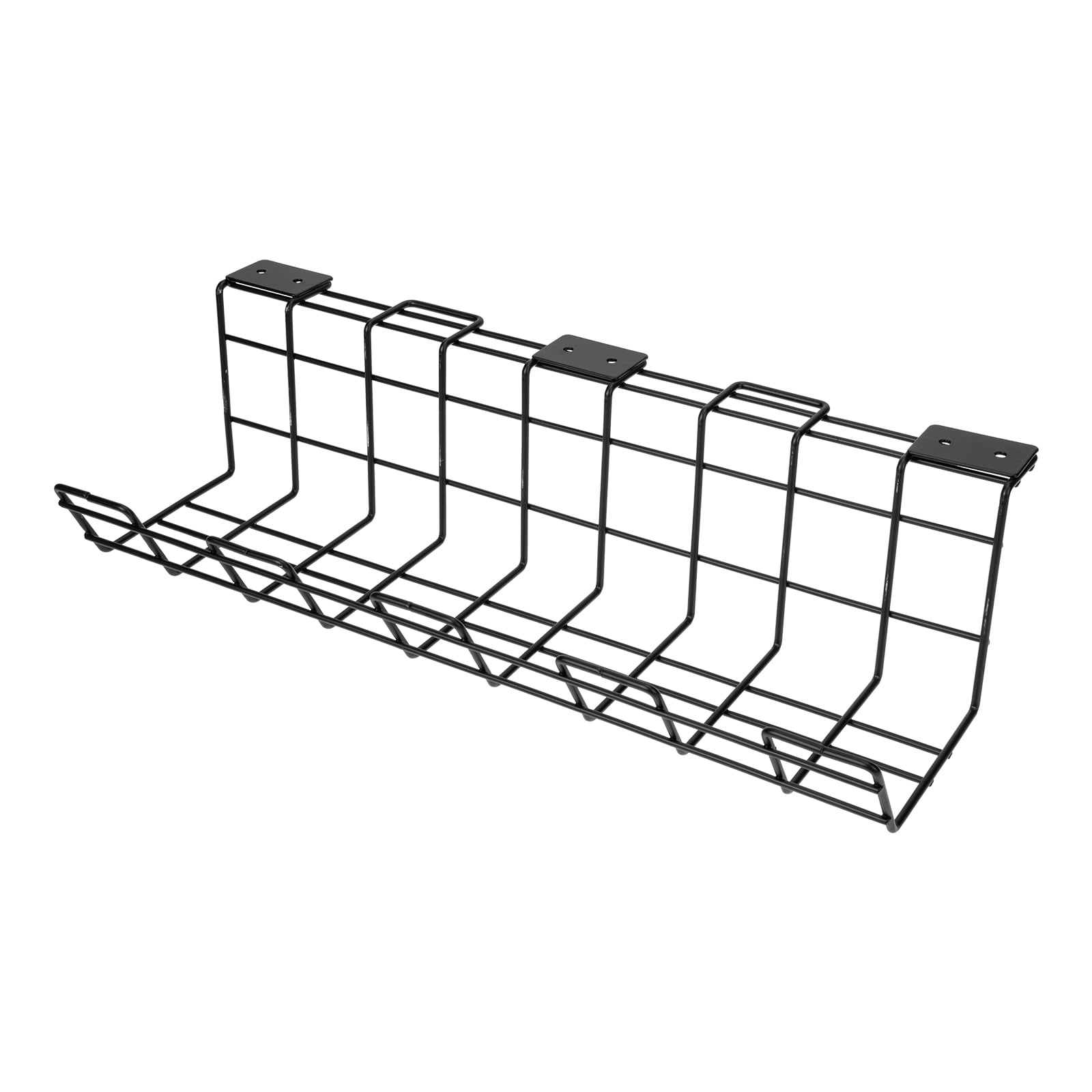 unbranded Holders Wire Rack under Desk Wire Tray Office 43x17.3cm Black ...