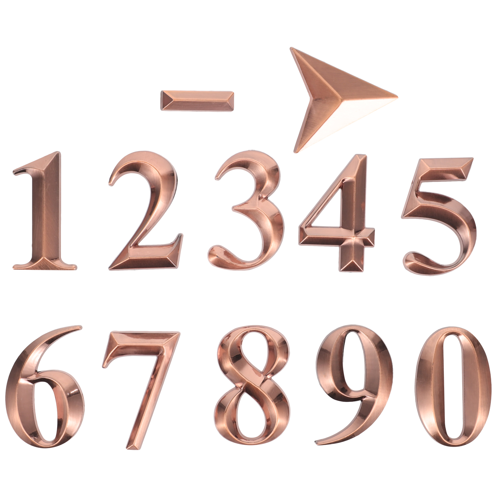 unbranded House Number Sign Hotel Room Electroplated Digital Signs ...