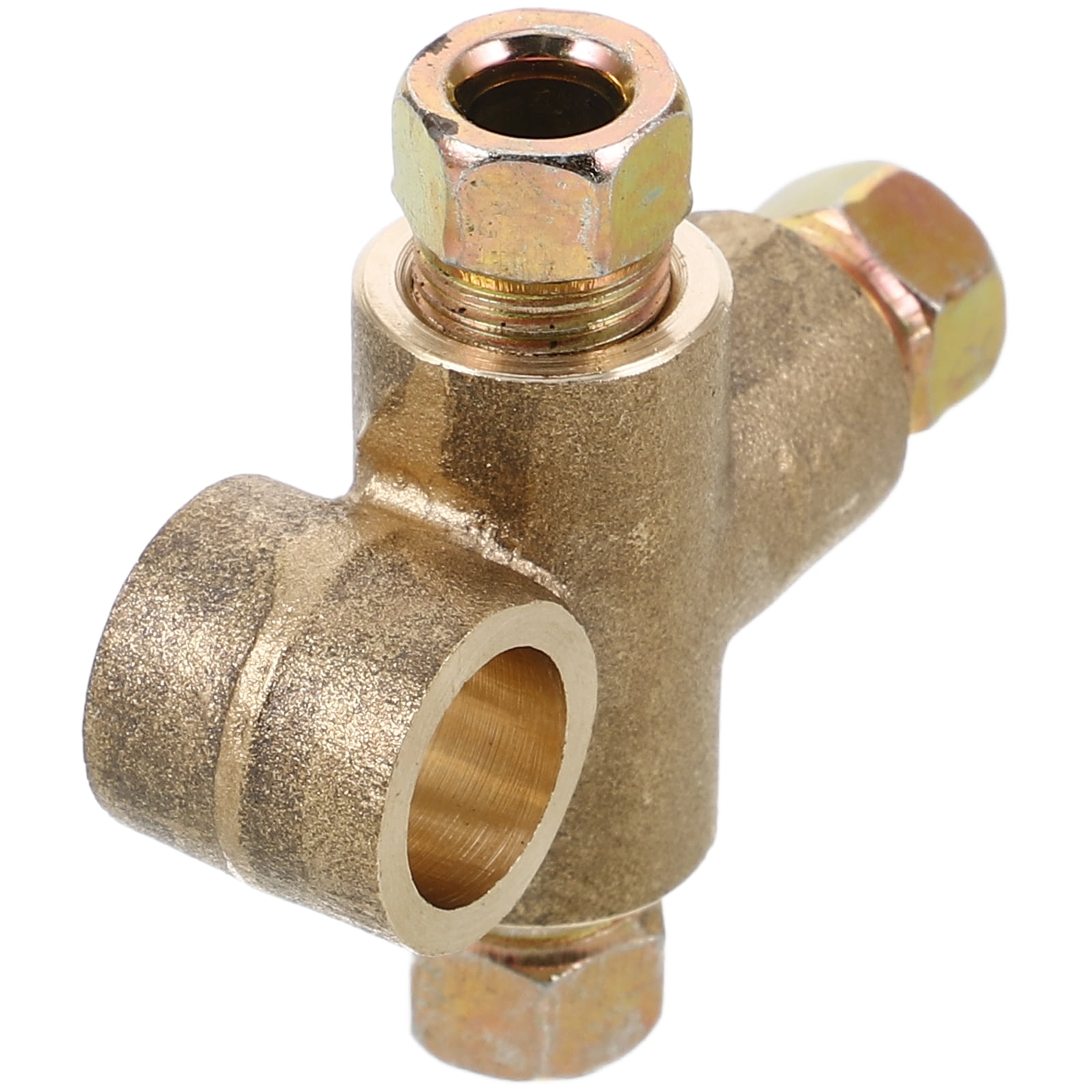 unbranded Industrial-Grade Brass Brake Line Tee M10 Threaded Fitting ...