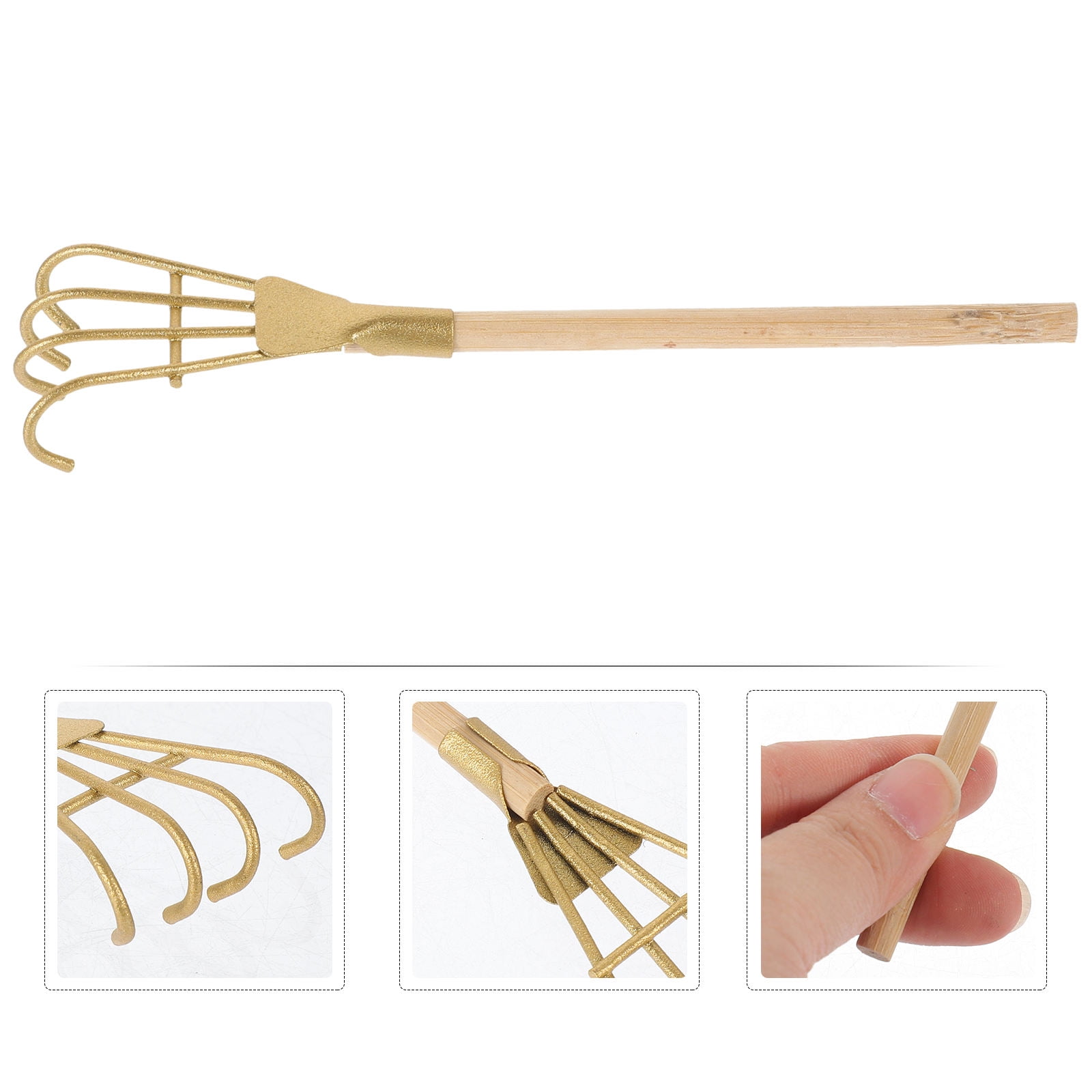 unbranded Iron Rake Tool Model Kids Tools Gardening Toy Crafts for ...