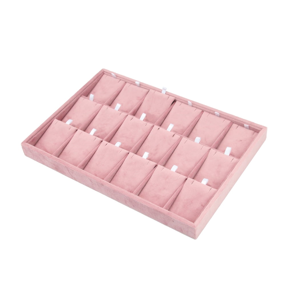 chidgrass Jewelry Display Stand Velvet Necklace Bracelet Holder ...