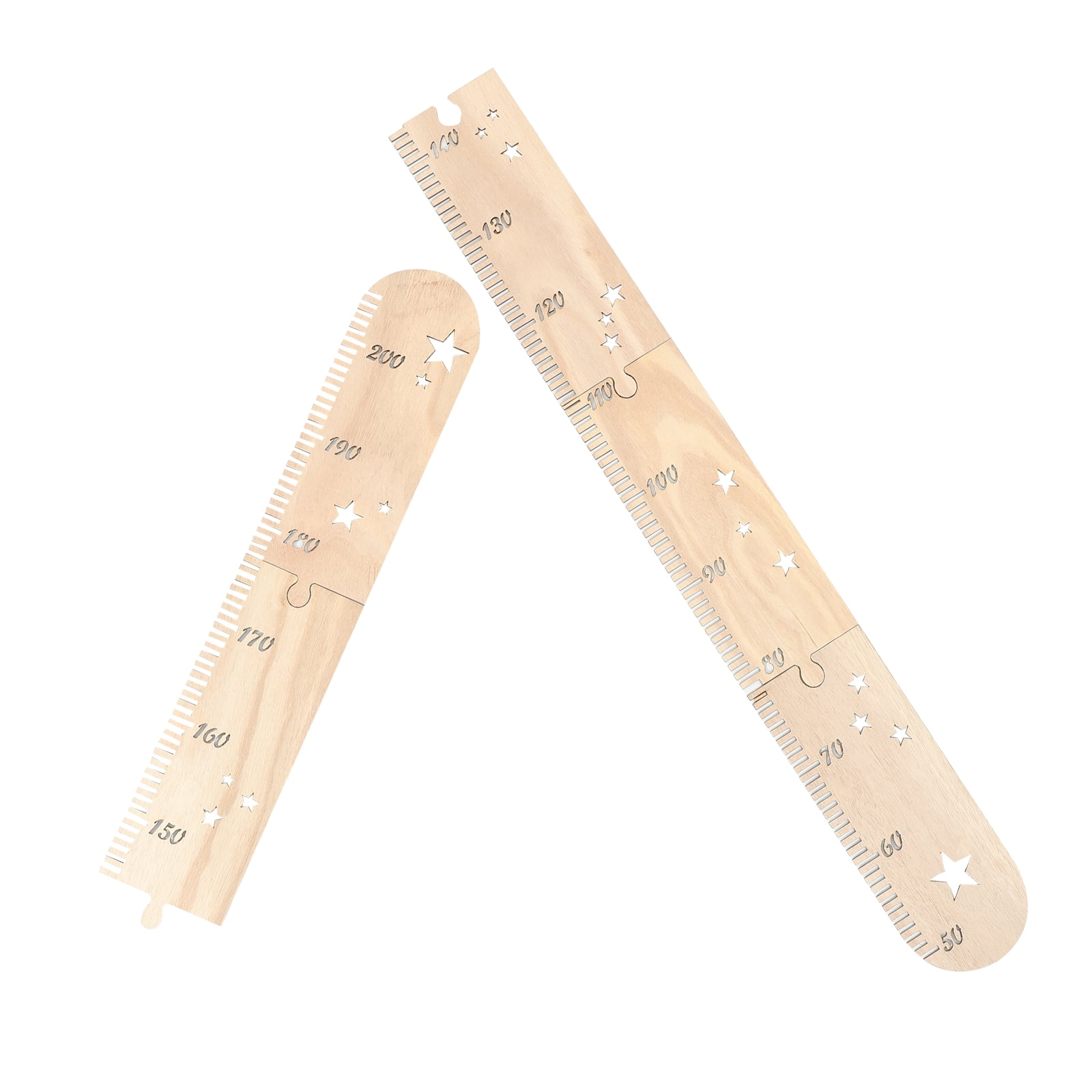 unbranded Kids Growth Chart Wall Height Ruler Bookshelf Star Projector ...