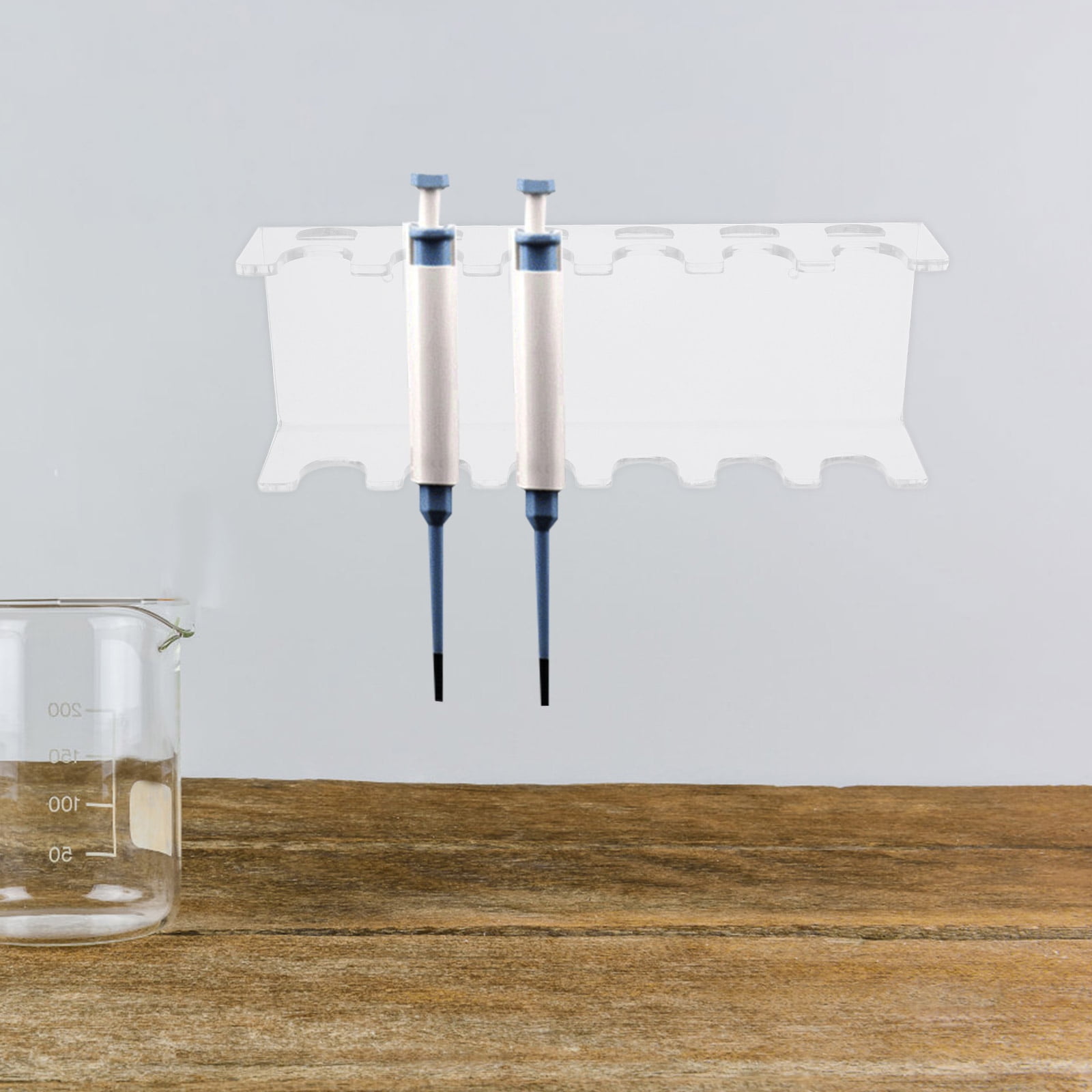 OUNONA Professional Transparent Pipette Rack Laboratory Storage Stand ...