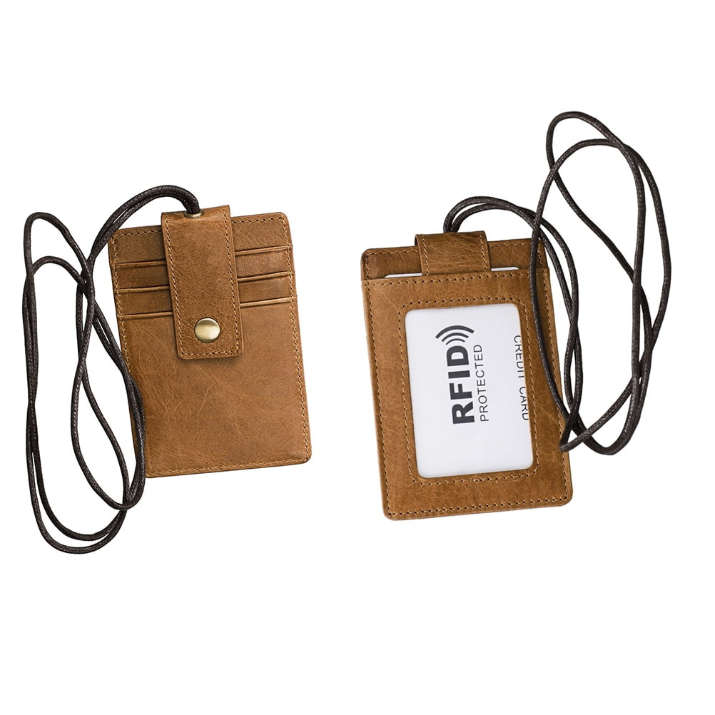 unbranded Leather RFID Boarding Pass Officer Exhibition Certificate ...