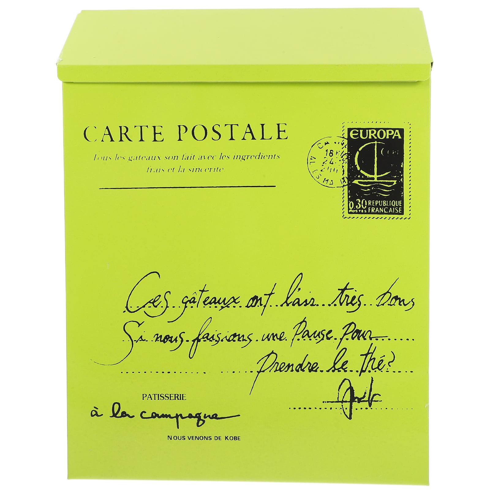 unbranded Letter Decorative Mailbox Retro Tin Mailbox Office 29.50X21 ...