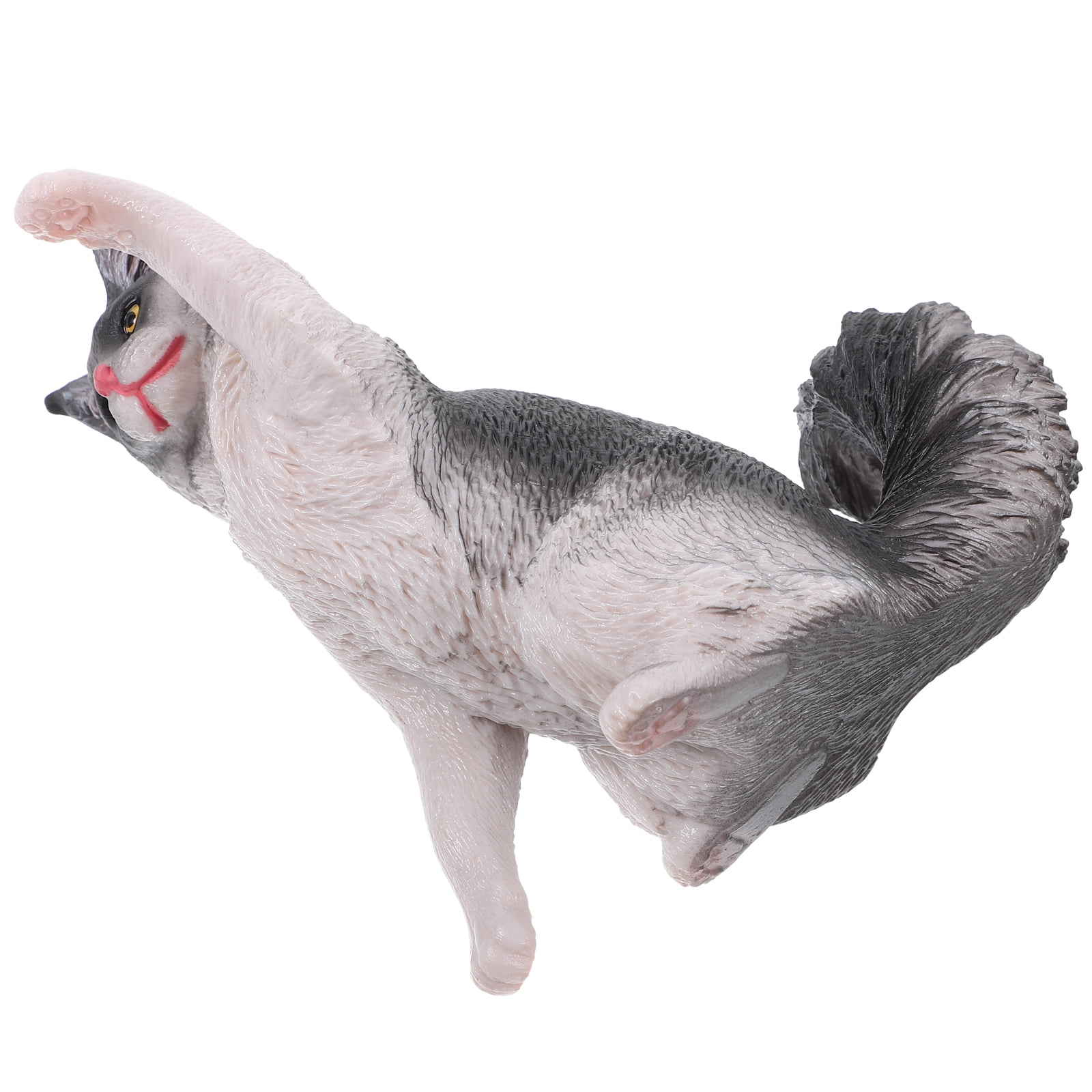 unbranded Artificial Cat Model Garden Cat Sculpture Table Cat Figure ...