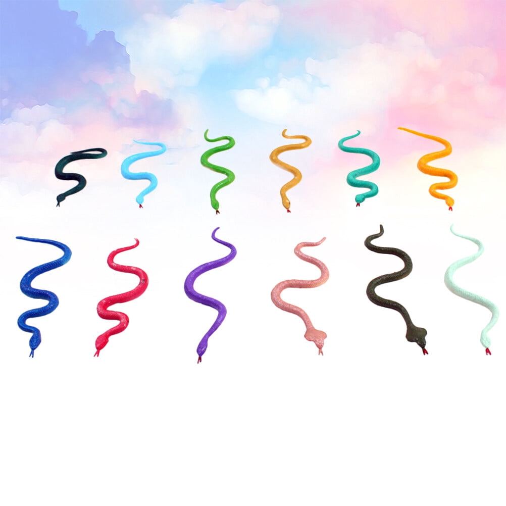 unbranded Lifelike Snake 24Pcs Pranks For Kids And Teenagers Snakes For ...
