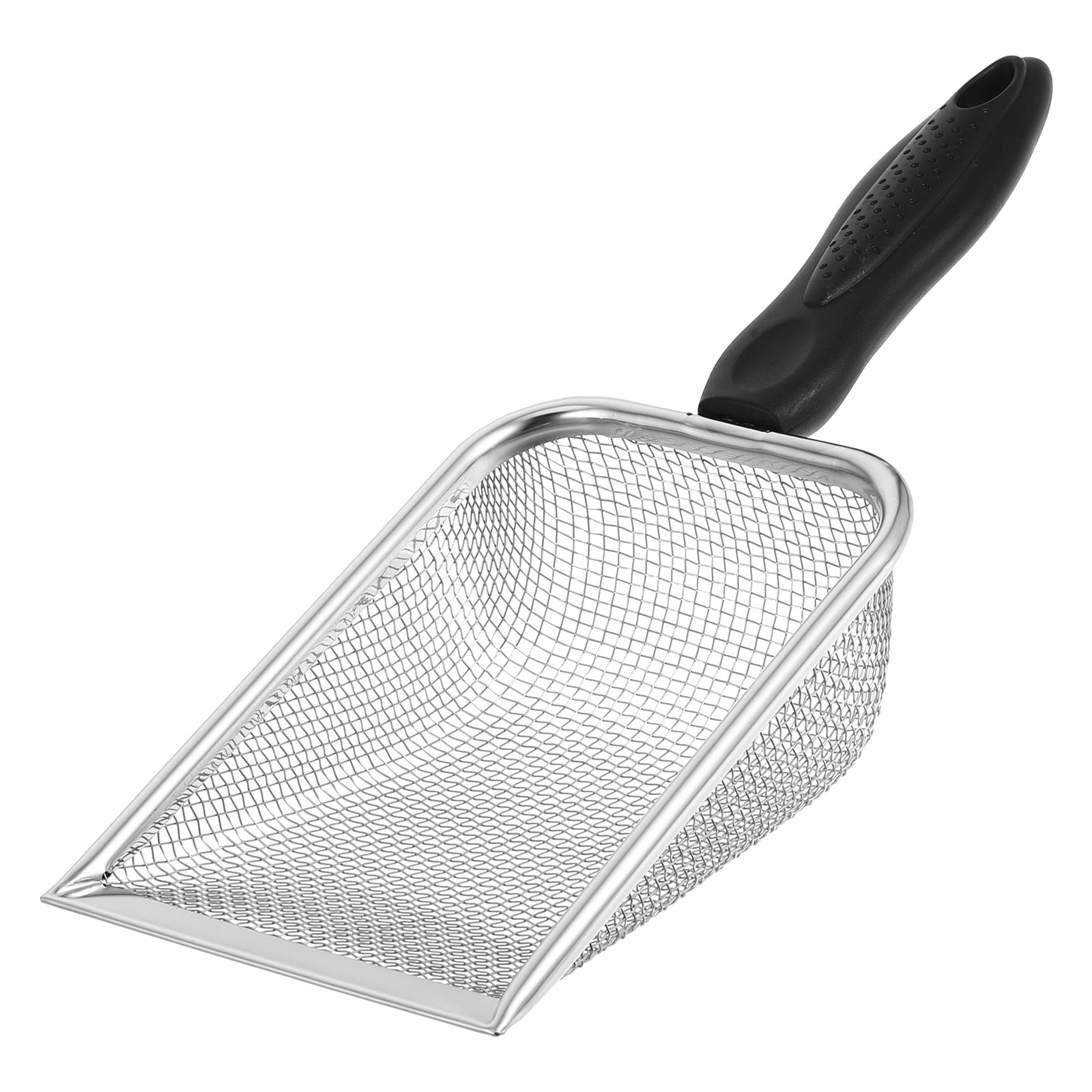 unbranded Long Handle Cat Litter Sifting Tool Stainless Steel Mesh ...