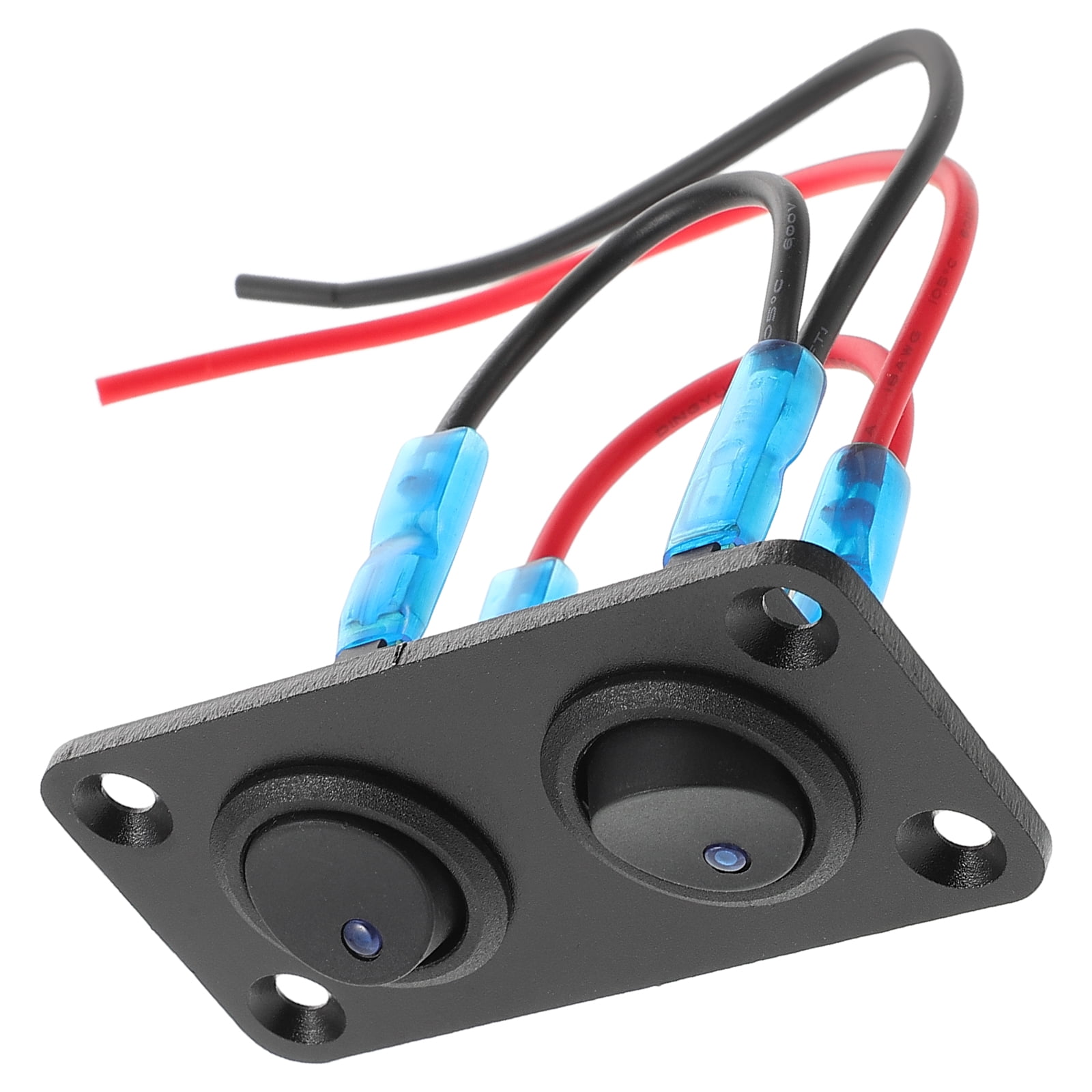 Plastic 2 Gang Rocker Switch Panel in for Car, Vehicle, and Marine ...