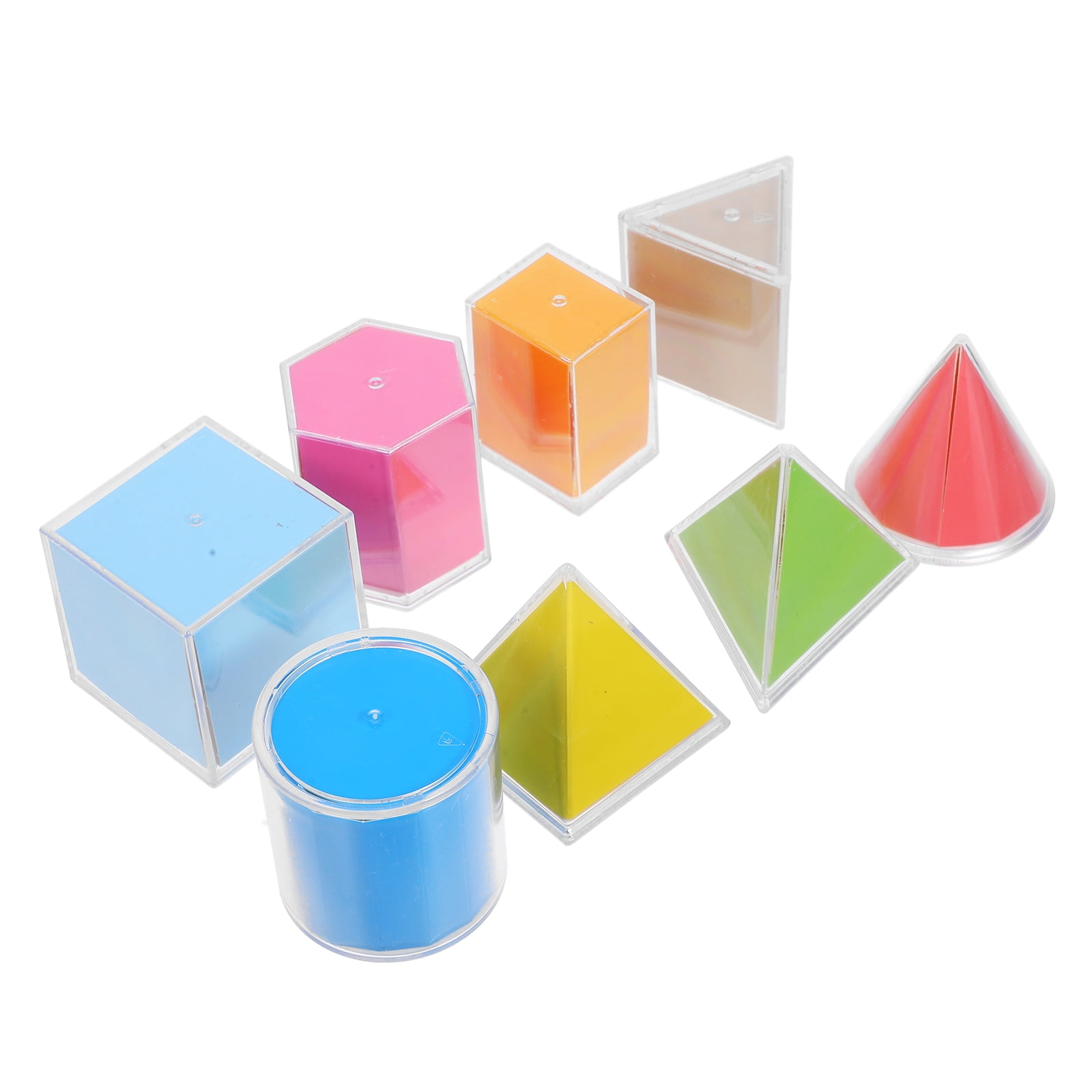 1 Set Geometric Models Solids Blocks Manipulatives for Preschool ...
