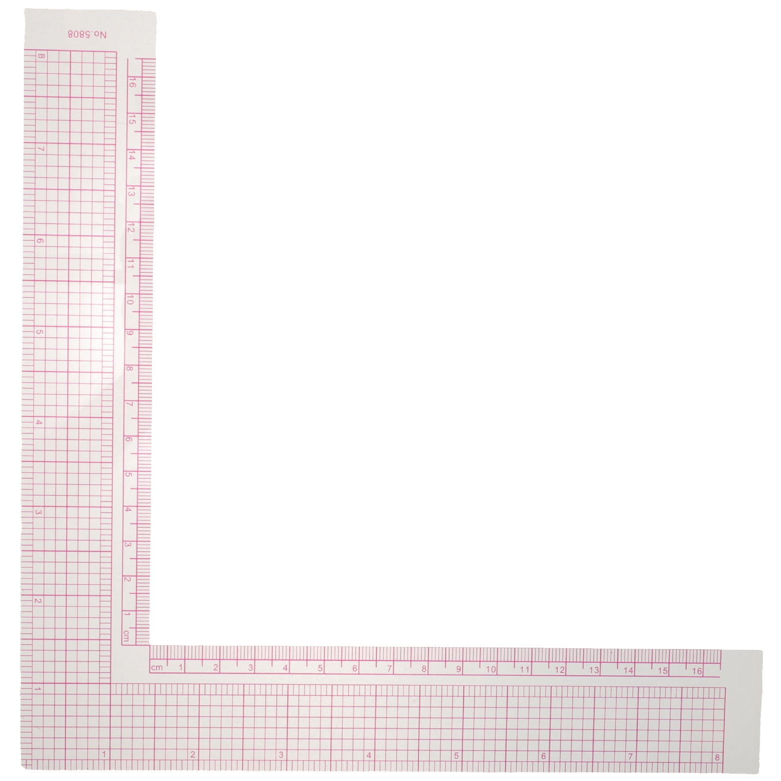 unbranded Measuring L-shaped Sewing Ruler 21.70X21.50X0.20CM - Walmart.com