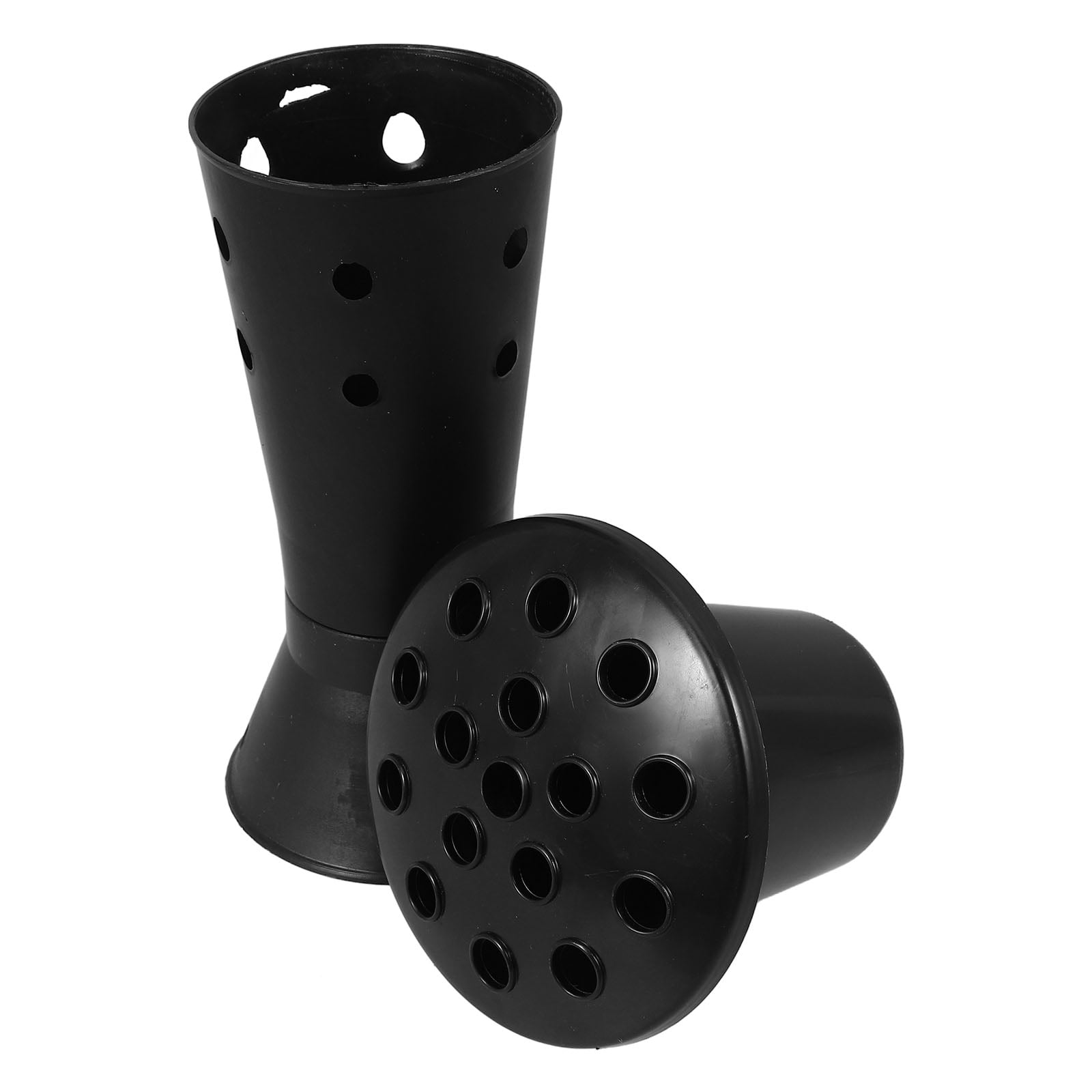 unbranded Memorial Cemetery Vase Inserts Black Flower Pot Holder Flower ...