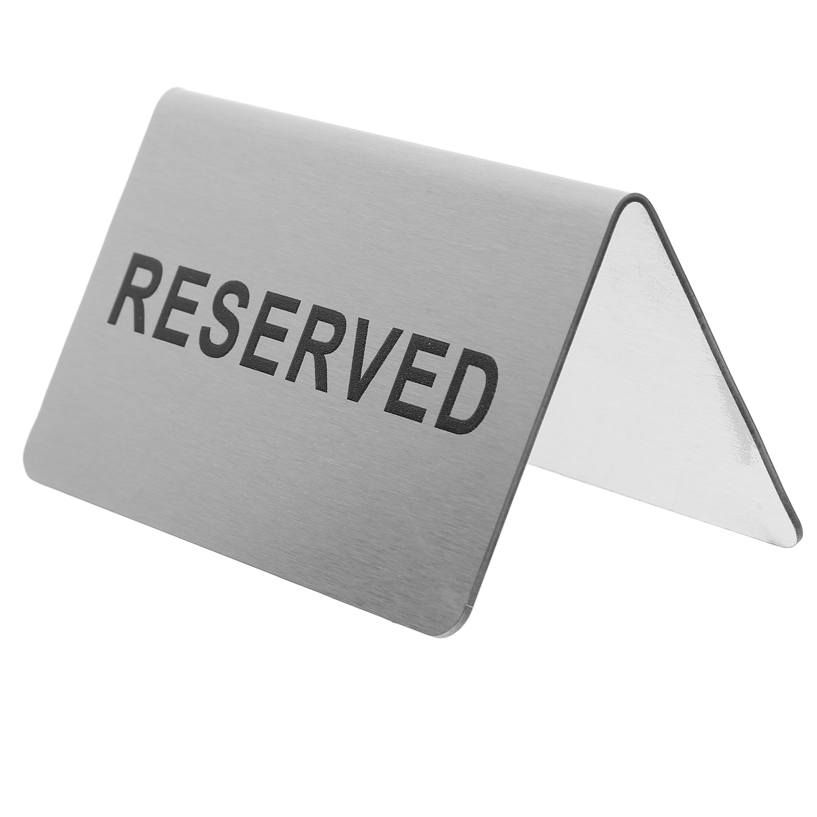 unbranded Metal Reserved Sign V-Shaped Reserved Sign Table Sign ...