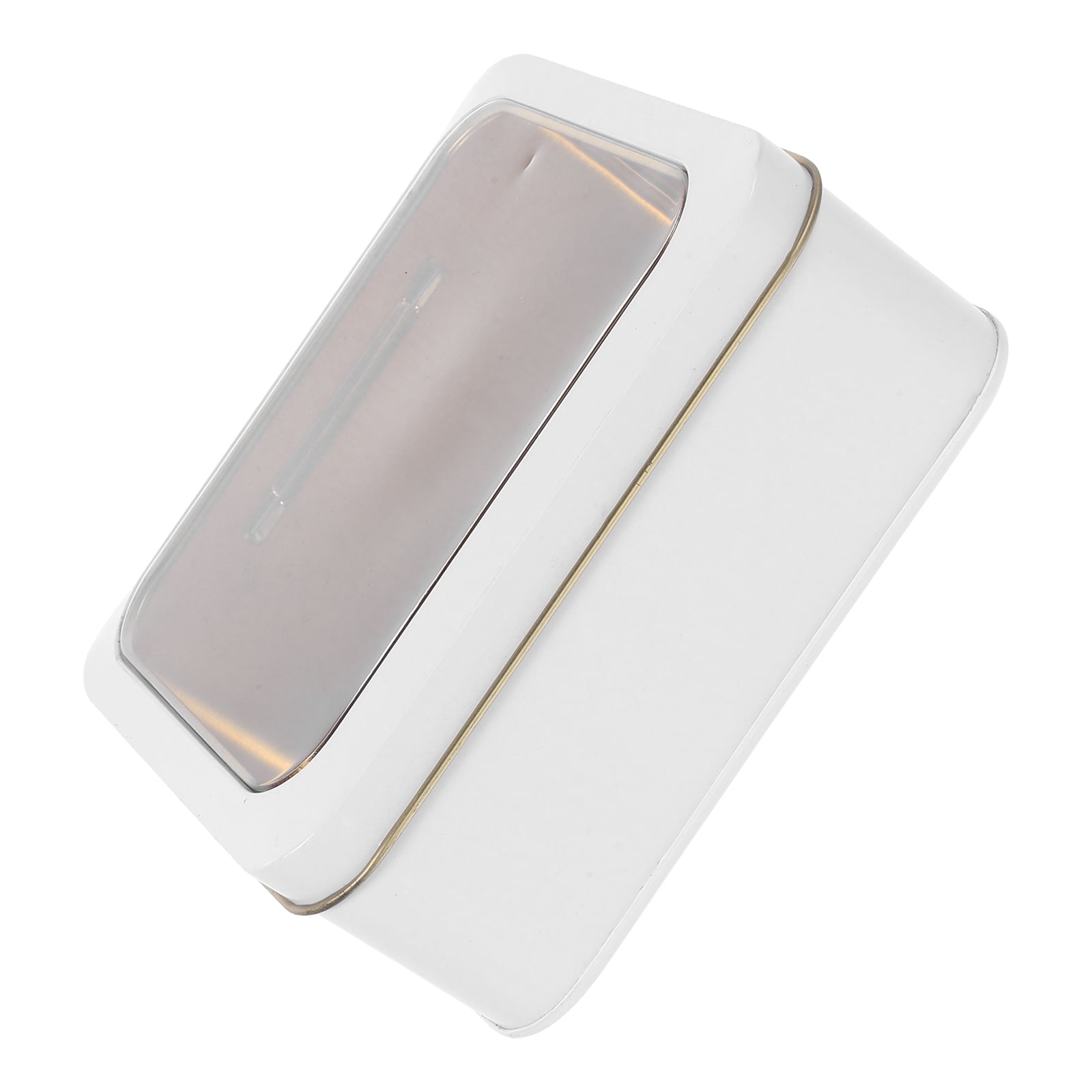 unbranded Metal Tin With Clear Window Lid For Cookies Candy Craft ...