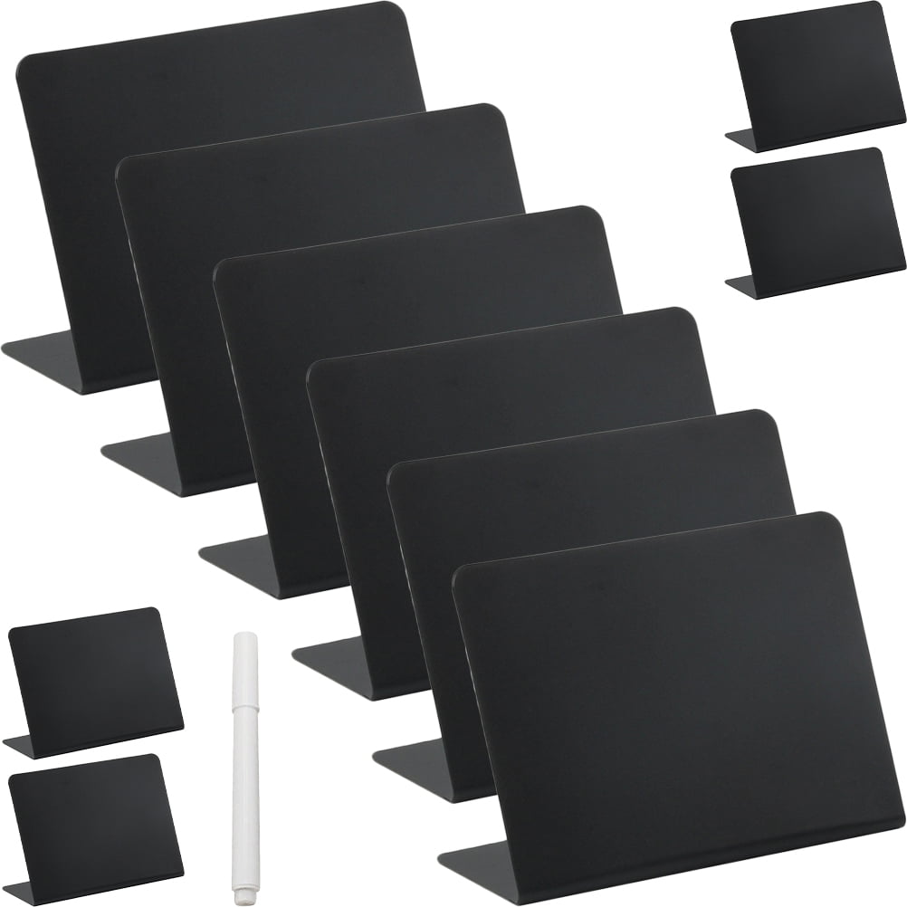 unbranded Mini Blackboard Sign Tabletop Message Double Sided Chalkboard ...
