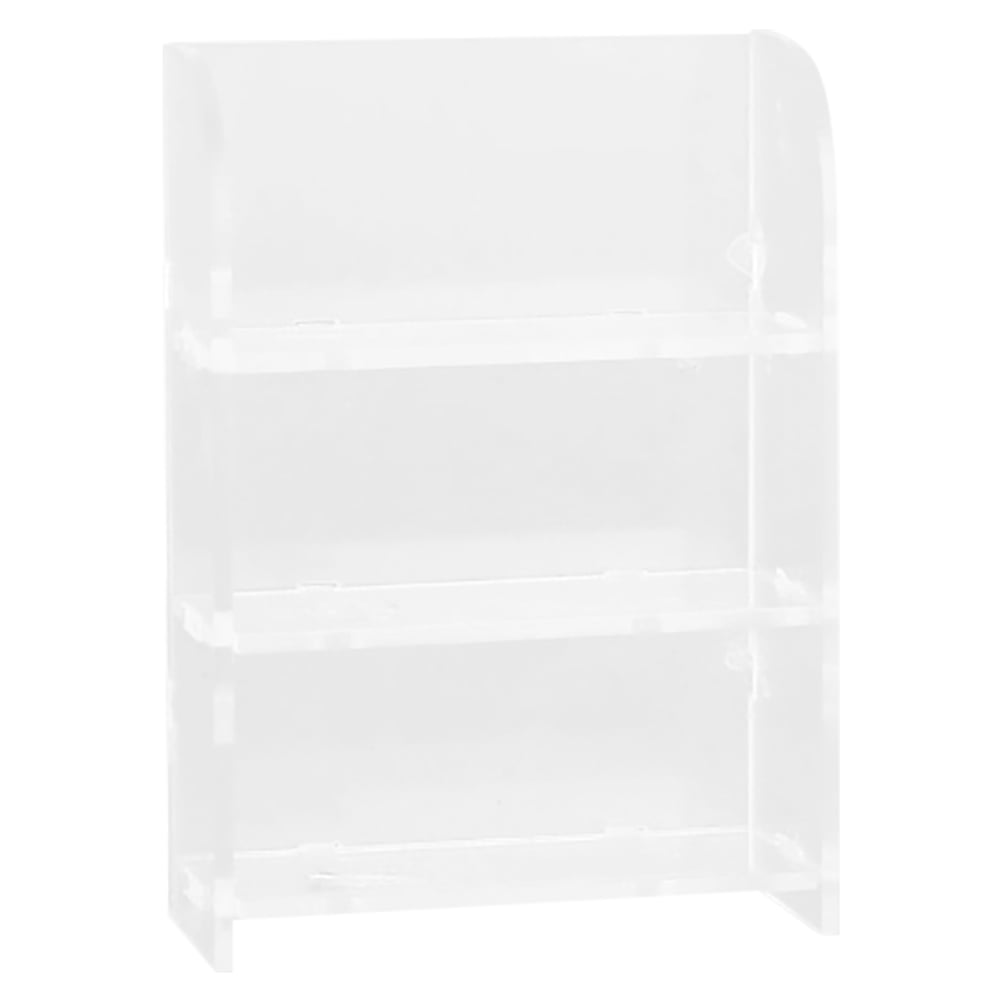 unbranded Mini House 3-tier Display Shelf Miniature Display Rack Doll ...