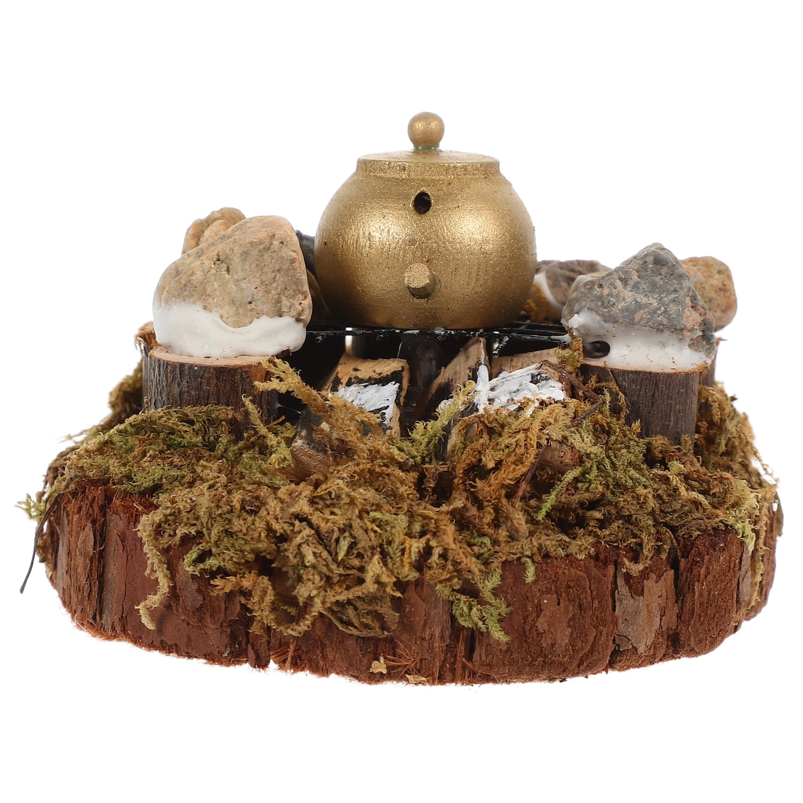 unbranded Mini House Retro Burner Model Doll House Stove Mini Garden ...