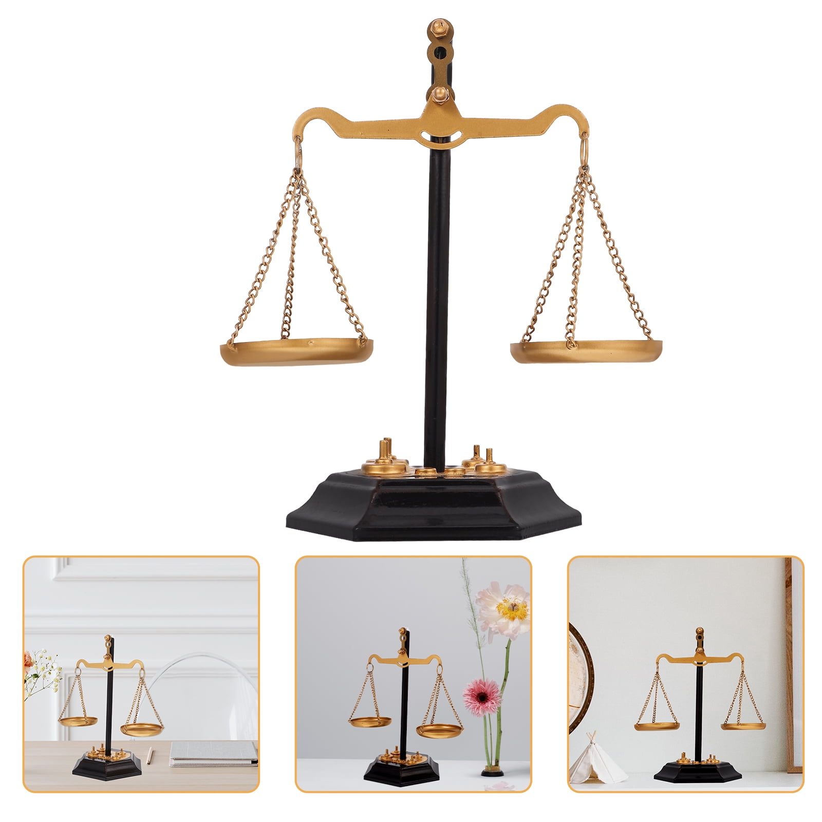 unbranded Mini Justice Scale Balance Vintage Decorations Office ...