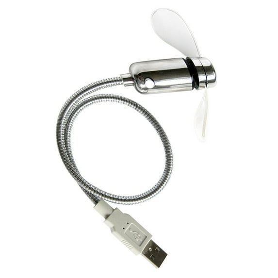 SEWCHICS USB Powered LED Clock Fan Cooling 1Pack 16.1X3.5X0.8In ...