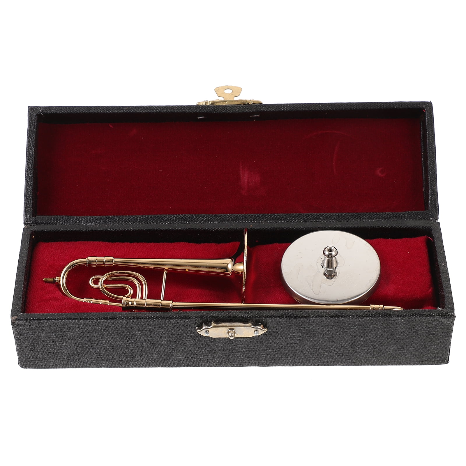 unbranded Mini Musical Instrument Trombone Model Unique Ornament Desktop - Walmart.com