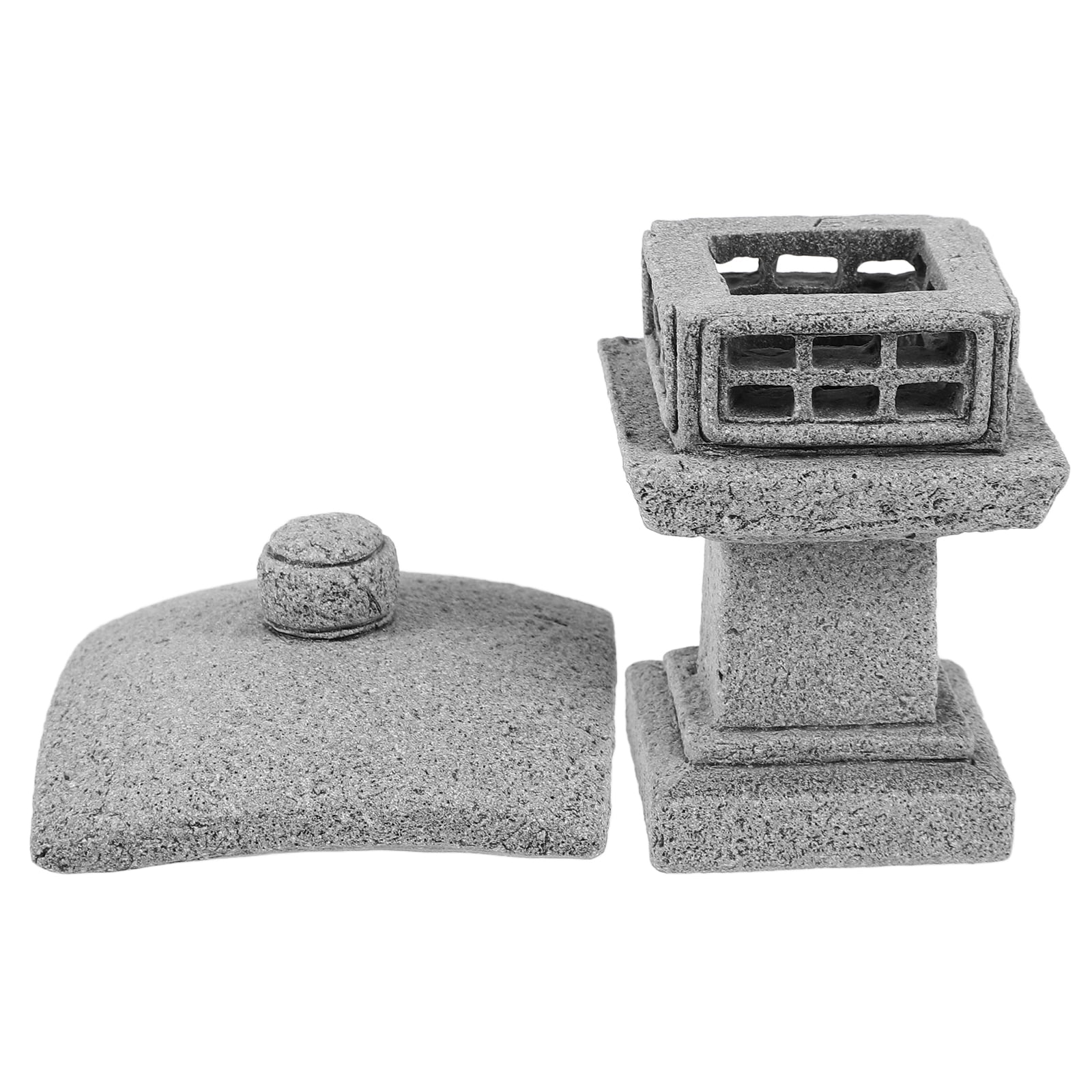 unbranded Mini Statue Miniature Pavilion Micro Landscaping Pavilion ...