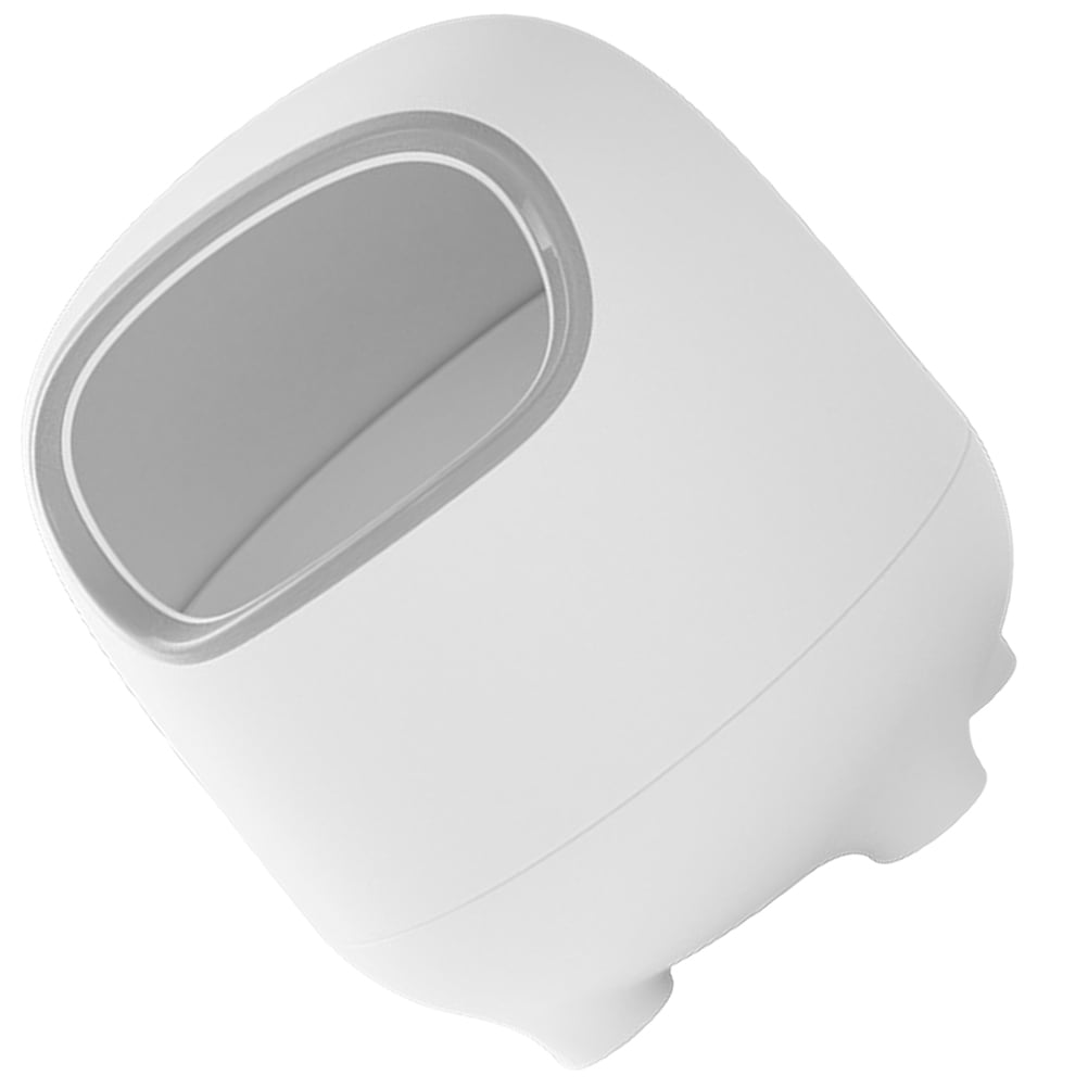 unbranded Mini Trash Bin Small Garbage Can Cute Gold Automatic Office ...