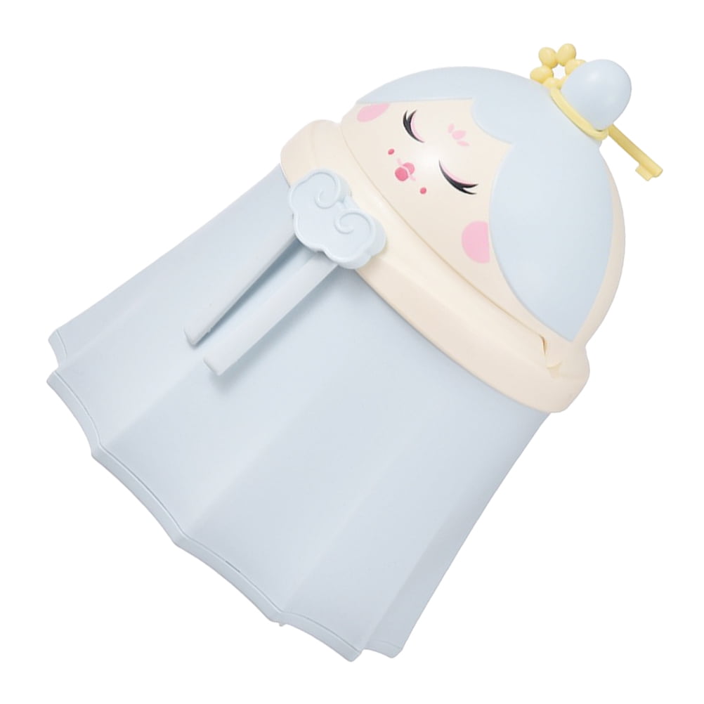 unbranded Mini Trash Can with Lid Cute Chinese Style Desktop Small ...