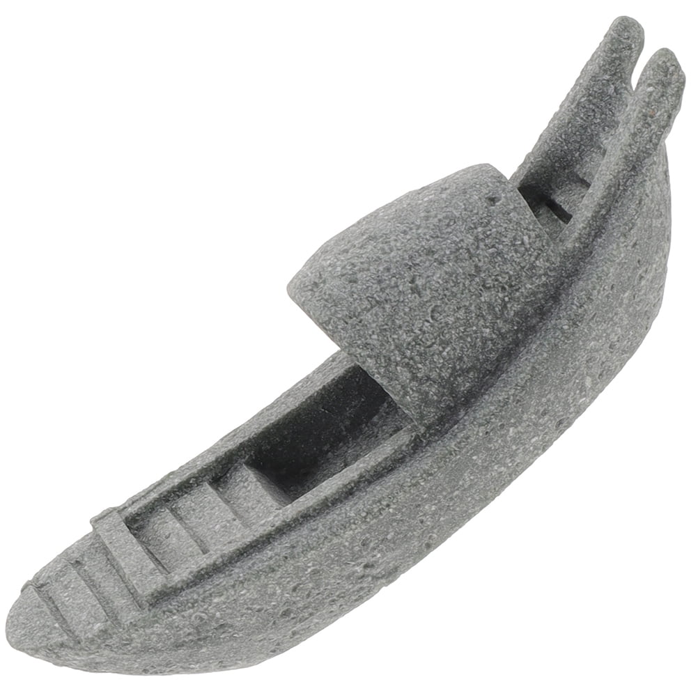 unbranded Miniature Boat Model Realistic Miniature Boat Ornaments Tiny ...
