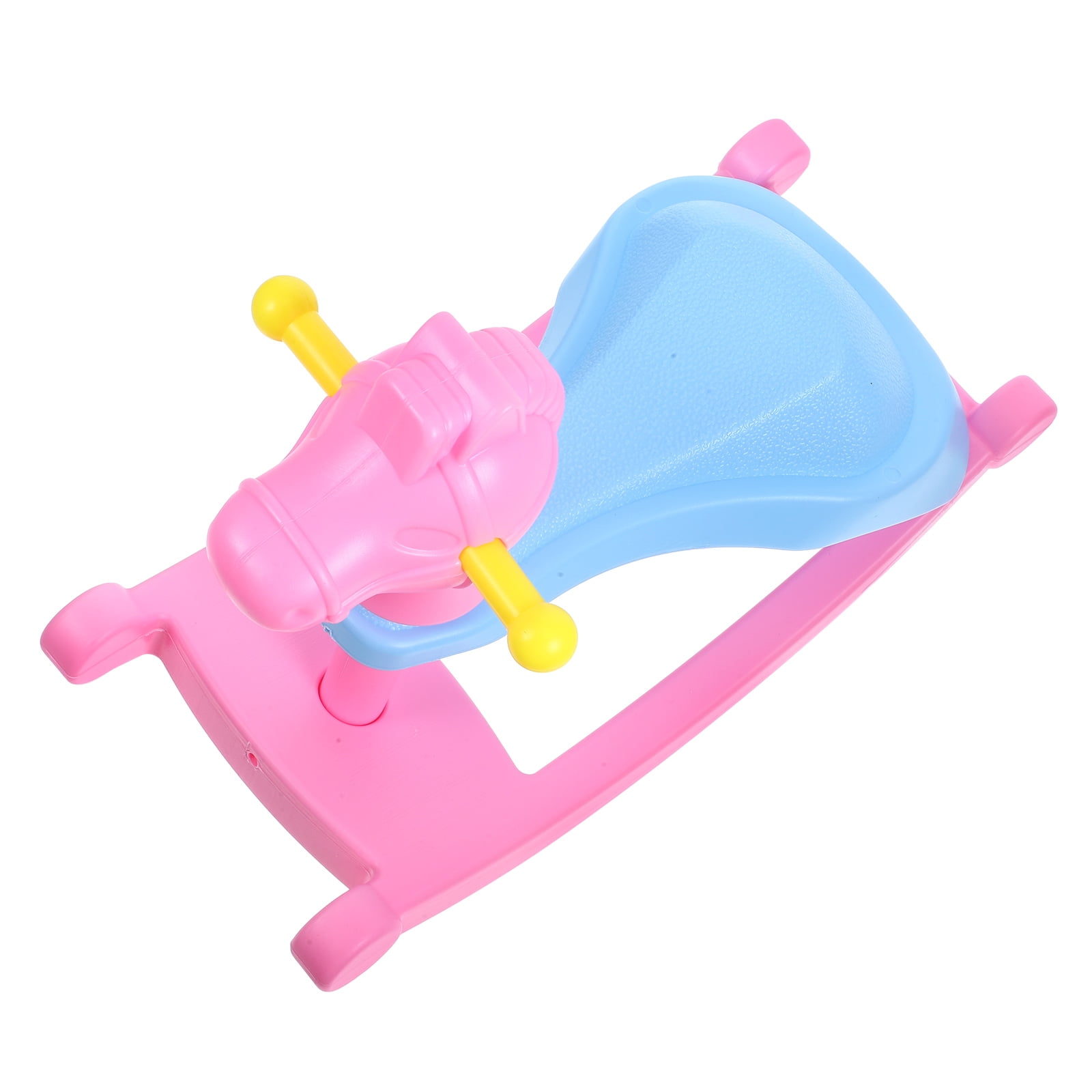 unbranded Miniature Rocking Horse Miniature Horse Prop Pretend Play ...
