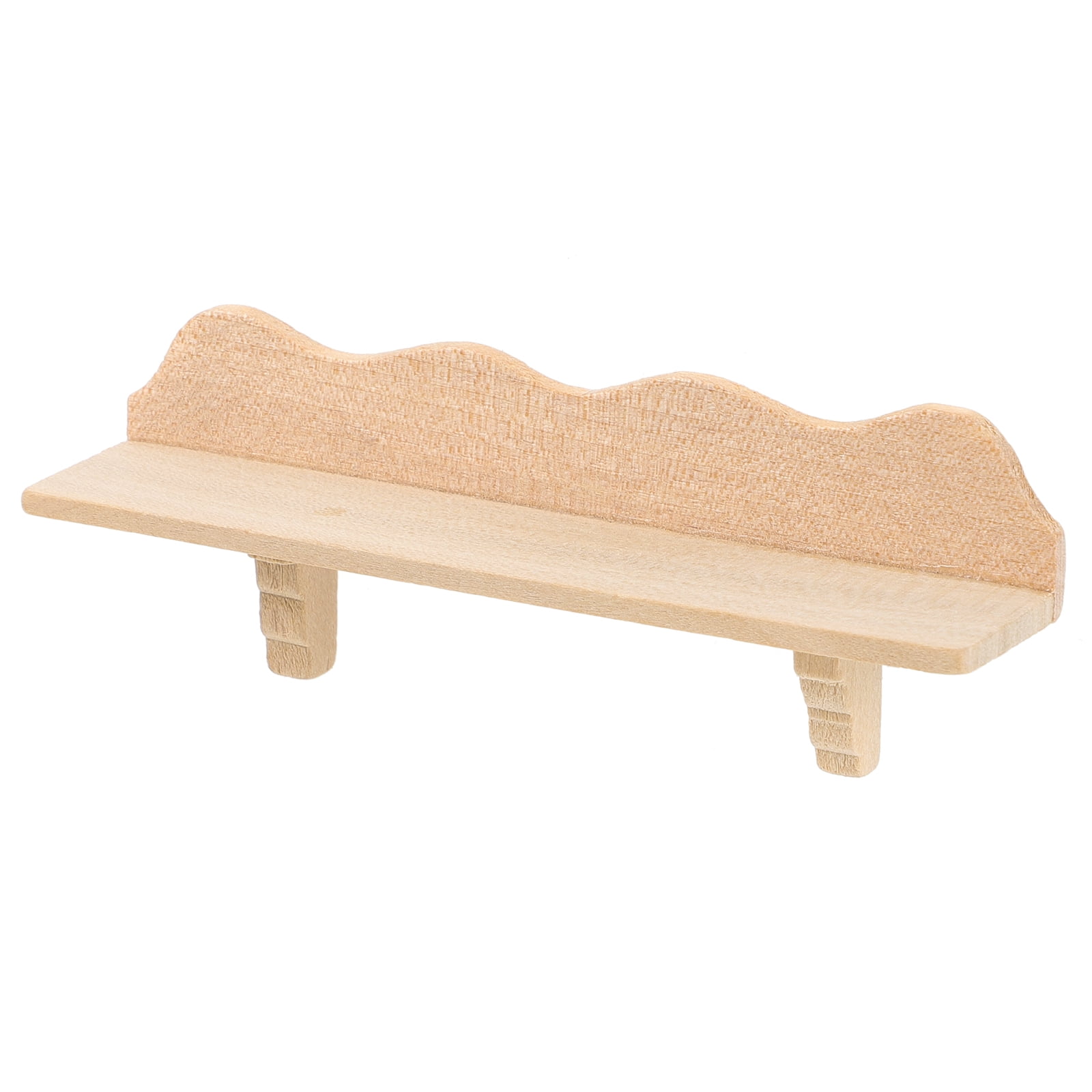 unbranded Miniature Wood Storage Rack Mini House Tiny Furniture Mini ...