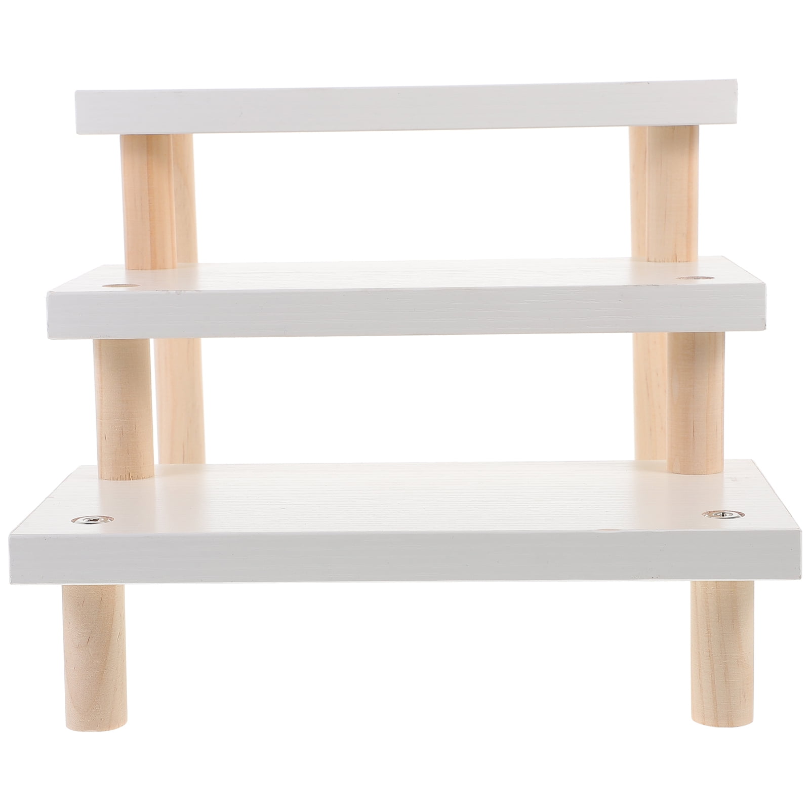 unbranded Monitor Picture Solid Wood Ladder Storage Rack Model Display ...