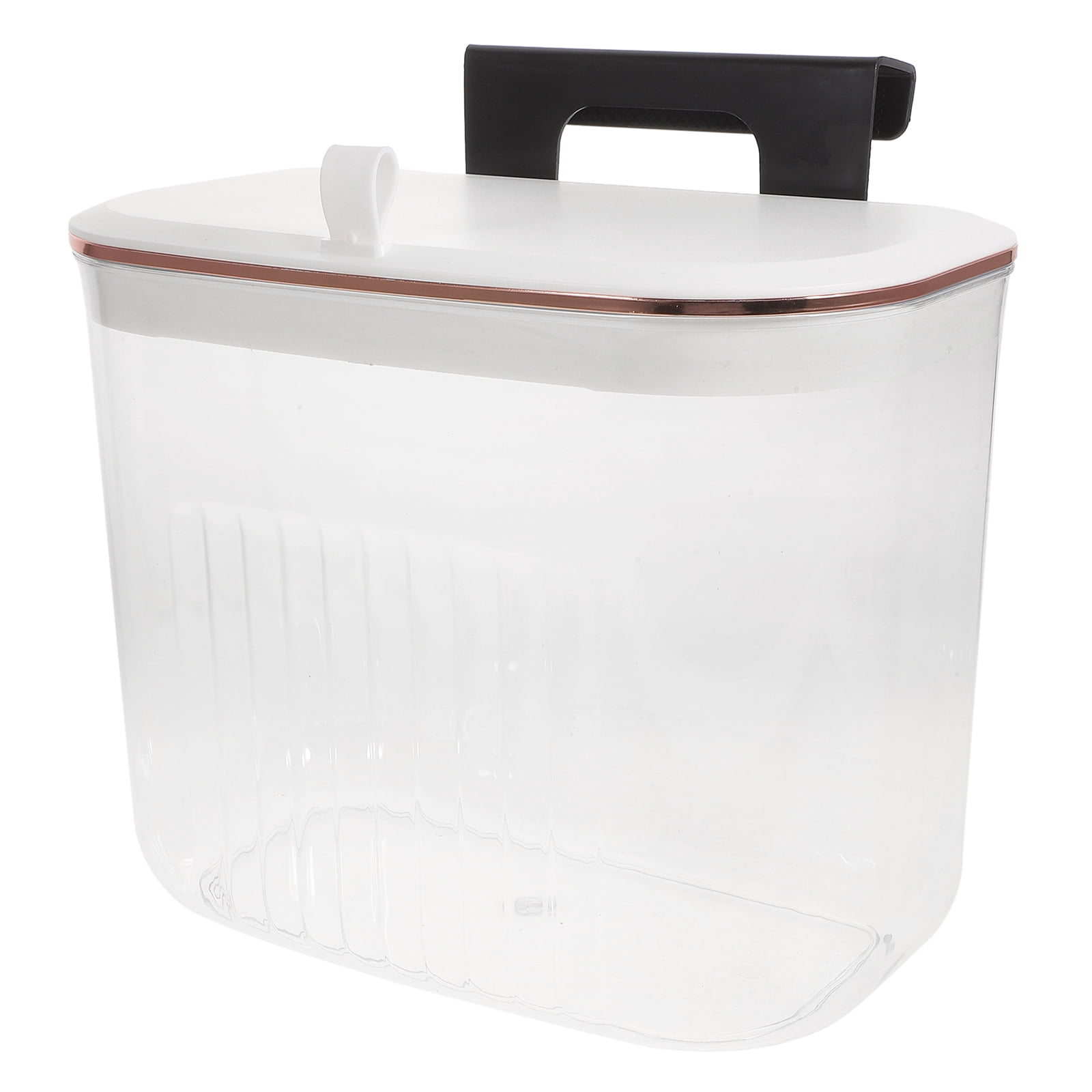 unbranded Mountable Trash Bin Wastebasket with Lid Wall Mounted Can ...