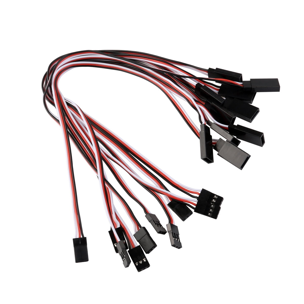 unbranded NUOLUX 10pcs/set 32cm 3-pin Male to Female Extension Lead ...