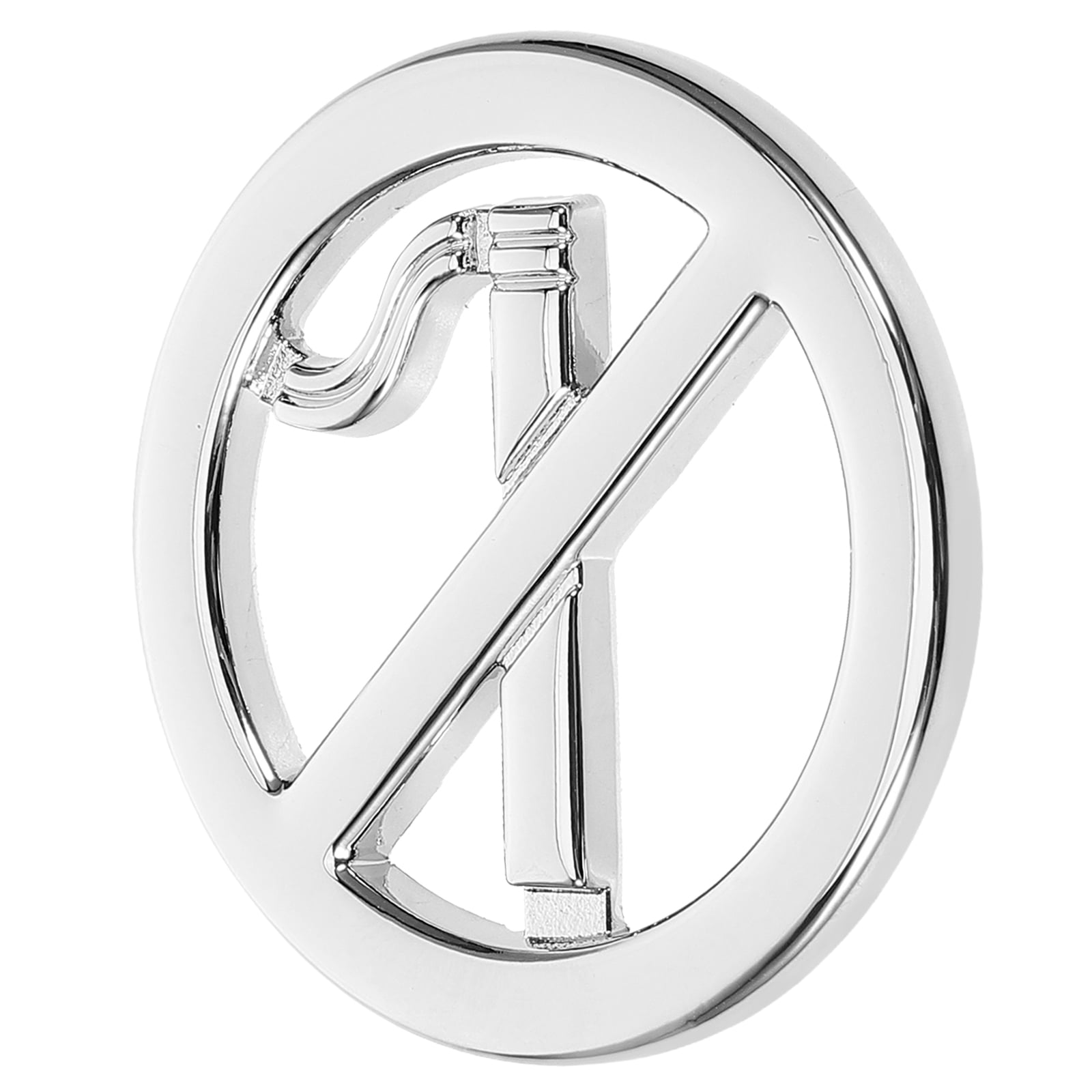 unbranded No Smoking Sign Metal Signs Letter Gasket Turntable Pentagram ...