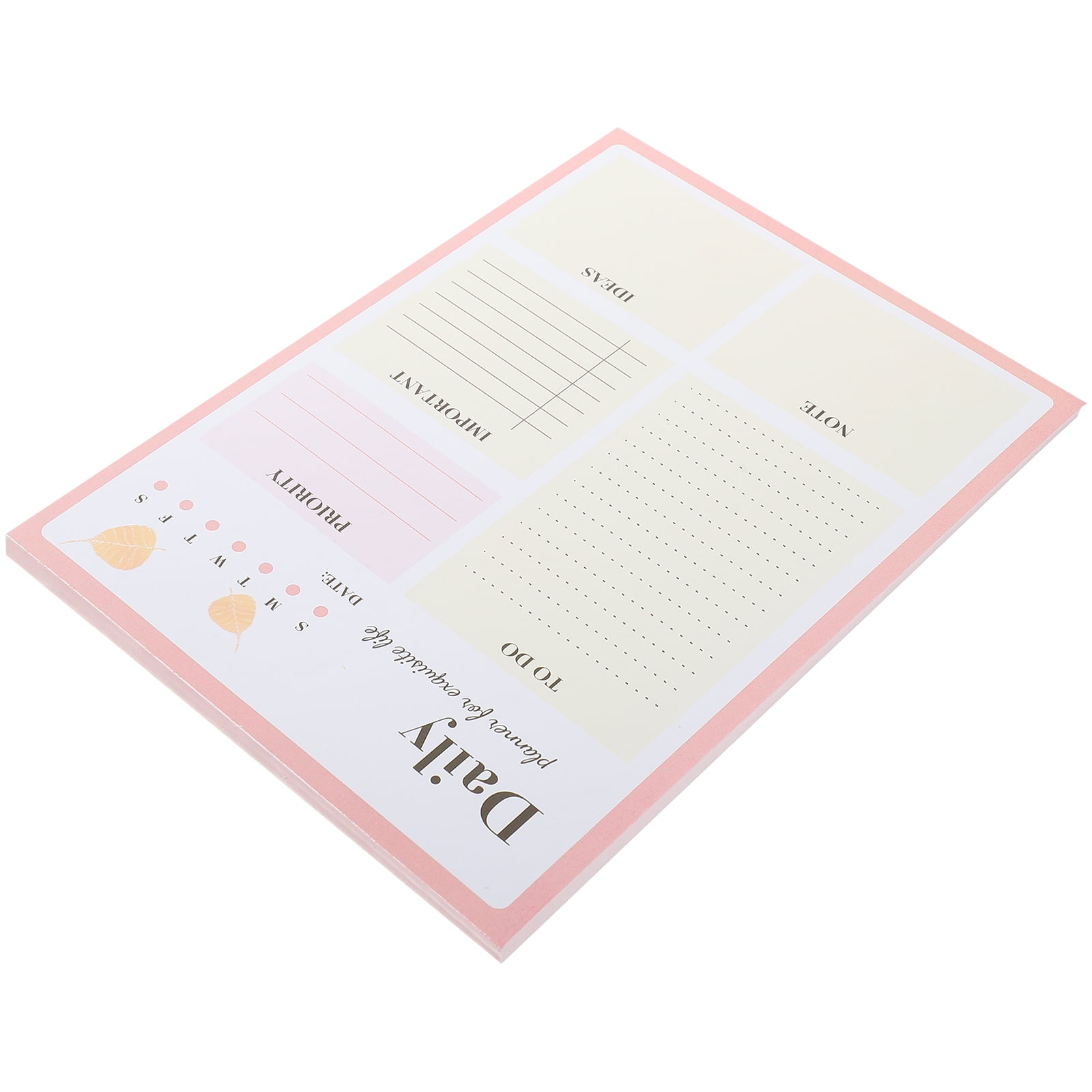 unbranded Notepad Set Weekly Planner Undated Calendar The Notebook Work ...