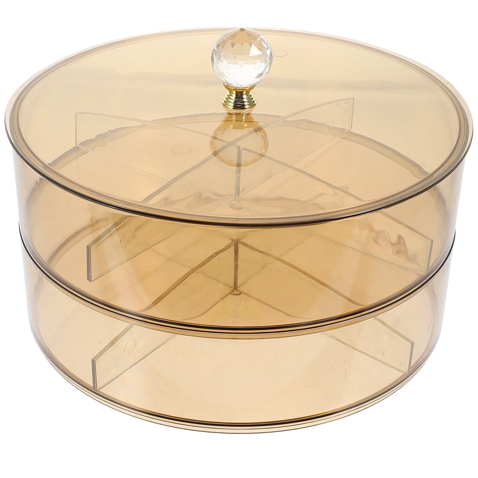 unbranded Nut Snack Box Divided Serving Tray with Lid Veggie Fruit ...