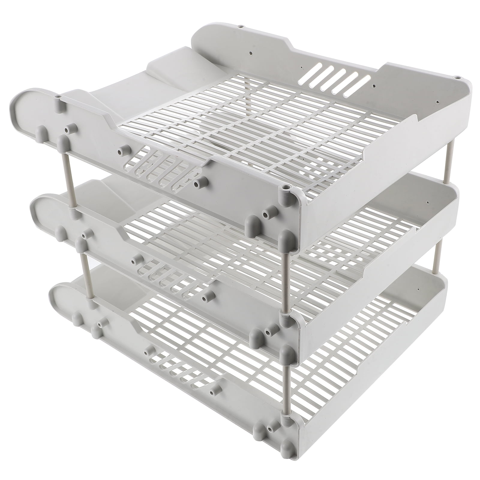 unbranded Office Desk Organizer 3-Tier File Rack Paper Holder Desktop ...