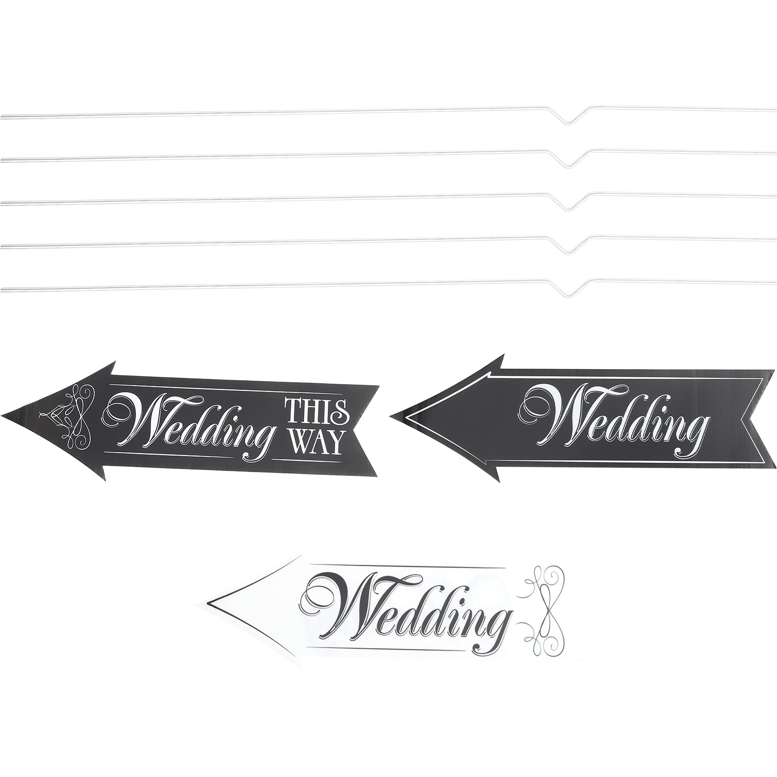 unbranded Outdoor Courtyard Lawn Props Wedding Street Signs Indicating ...